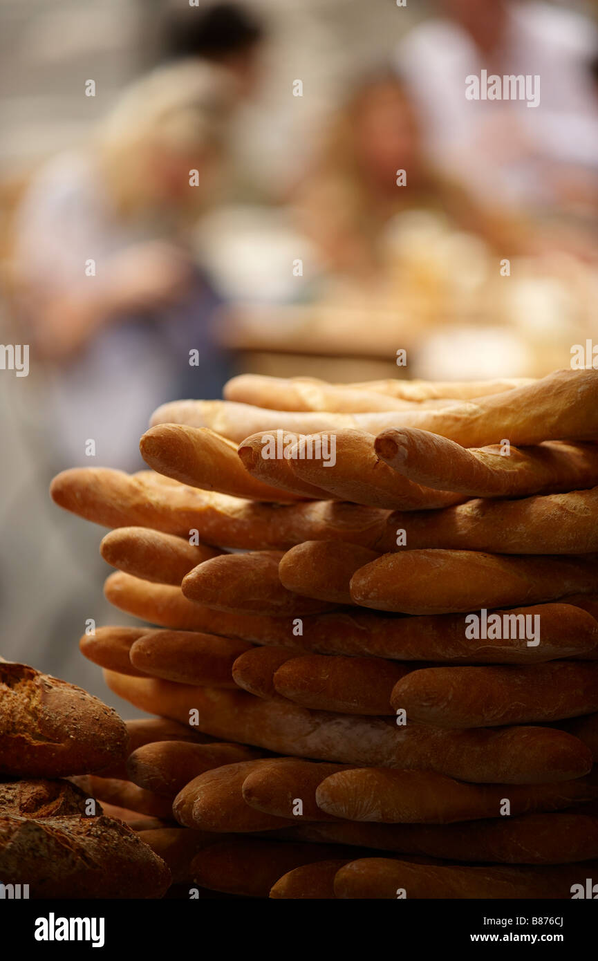 Paris bread market hi-res stock photography and images - Alamy