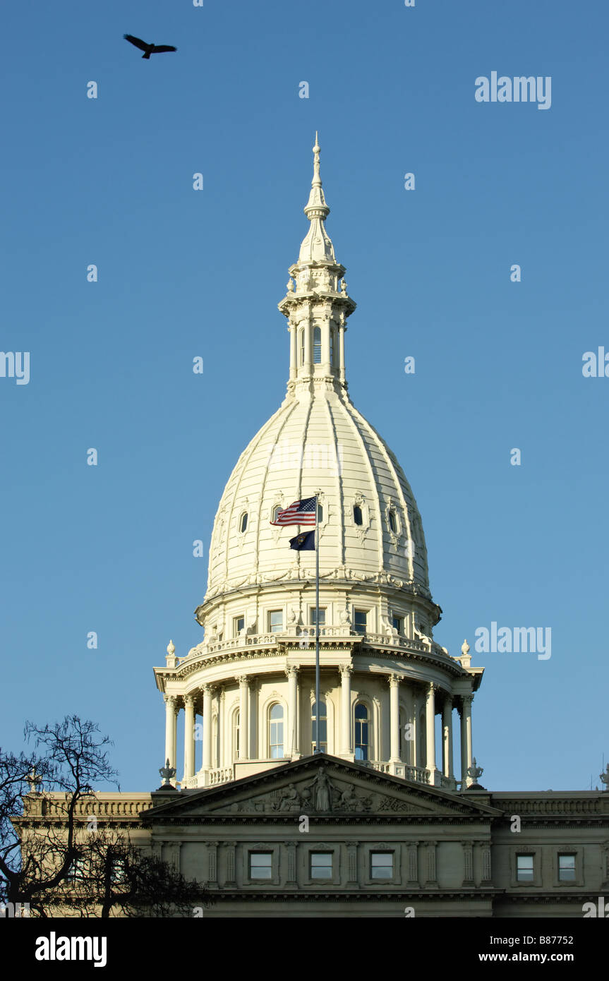Capitol building dome in Lansing Michigan USA Stock Photo - Alamy
