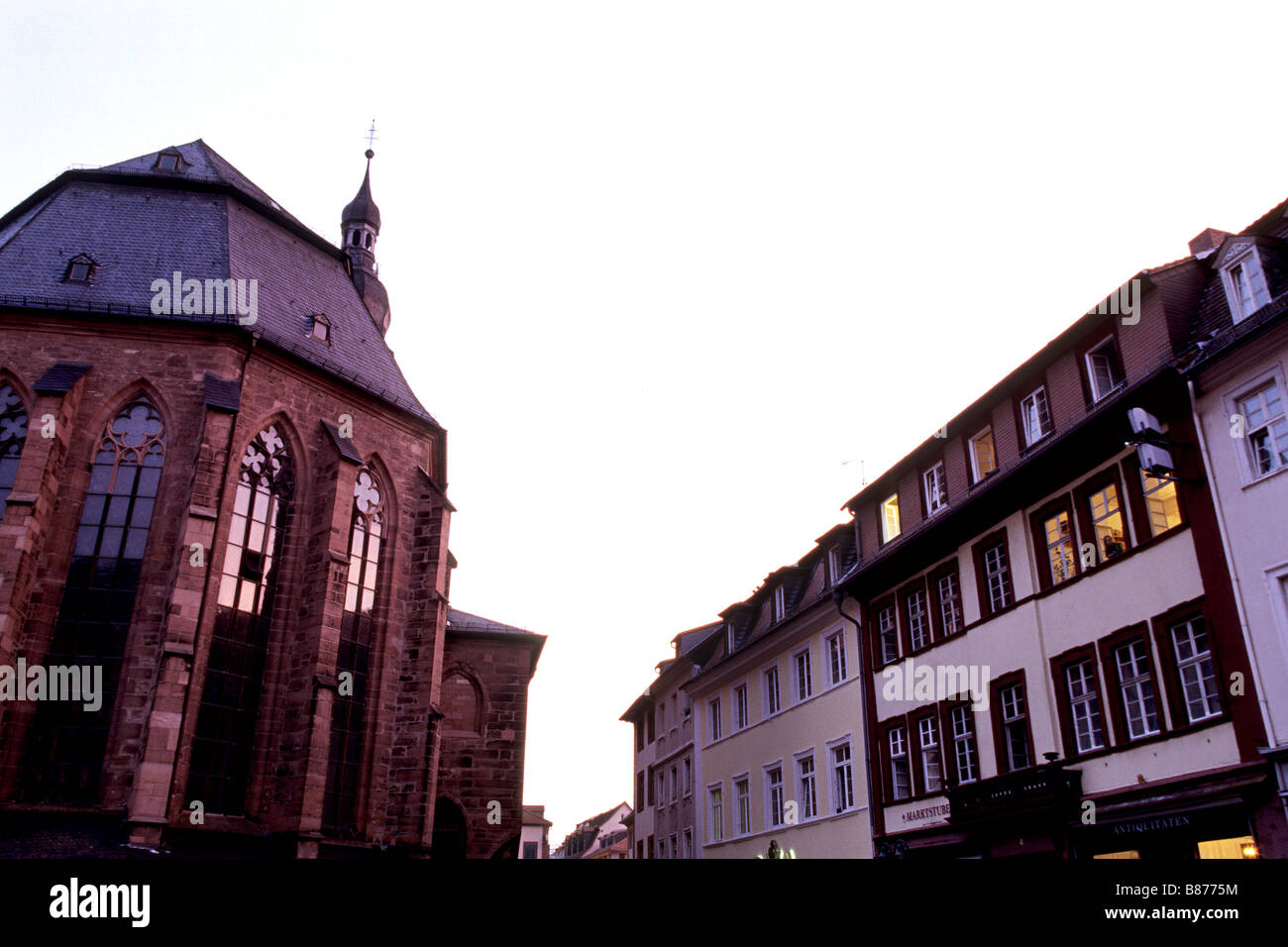 Gothic Heiliggeistkirche church (Church of the Holy Spirit) in the ...