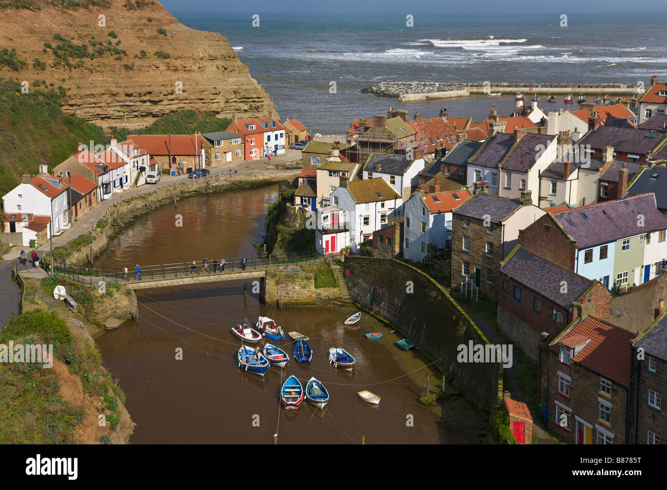 Staithes, "North Yorkshire", England Stock Photo - Alamy