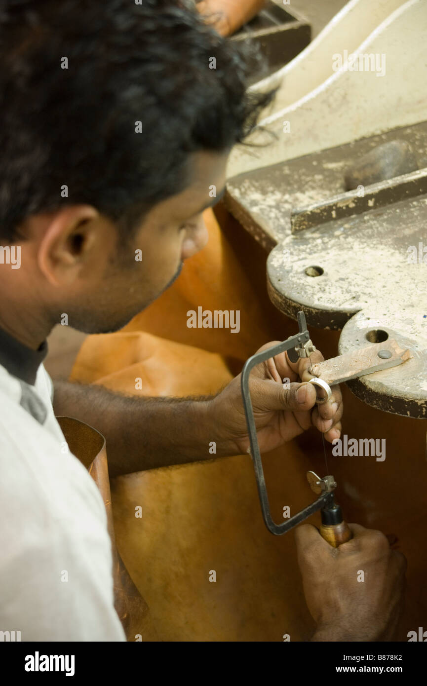Man jewellery ring maker Sri Lanka 3697 Stock Photo - Alamy
