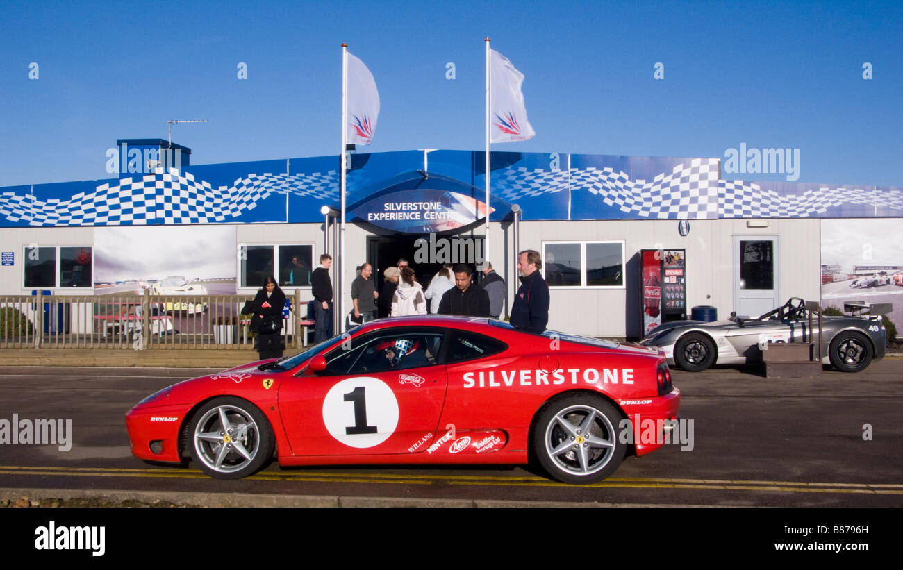 Silverstone Ferrari race car drive experience Stock Photo - Alamy
