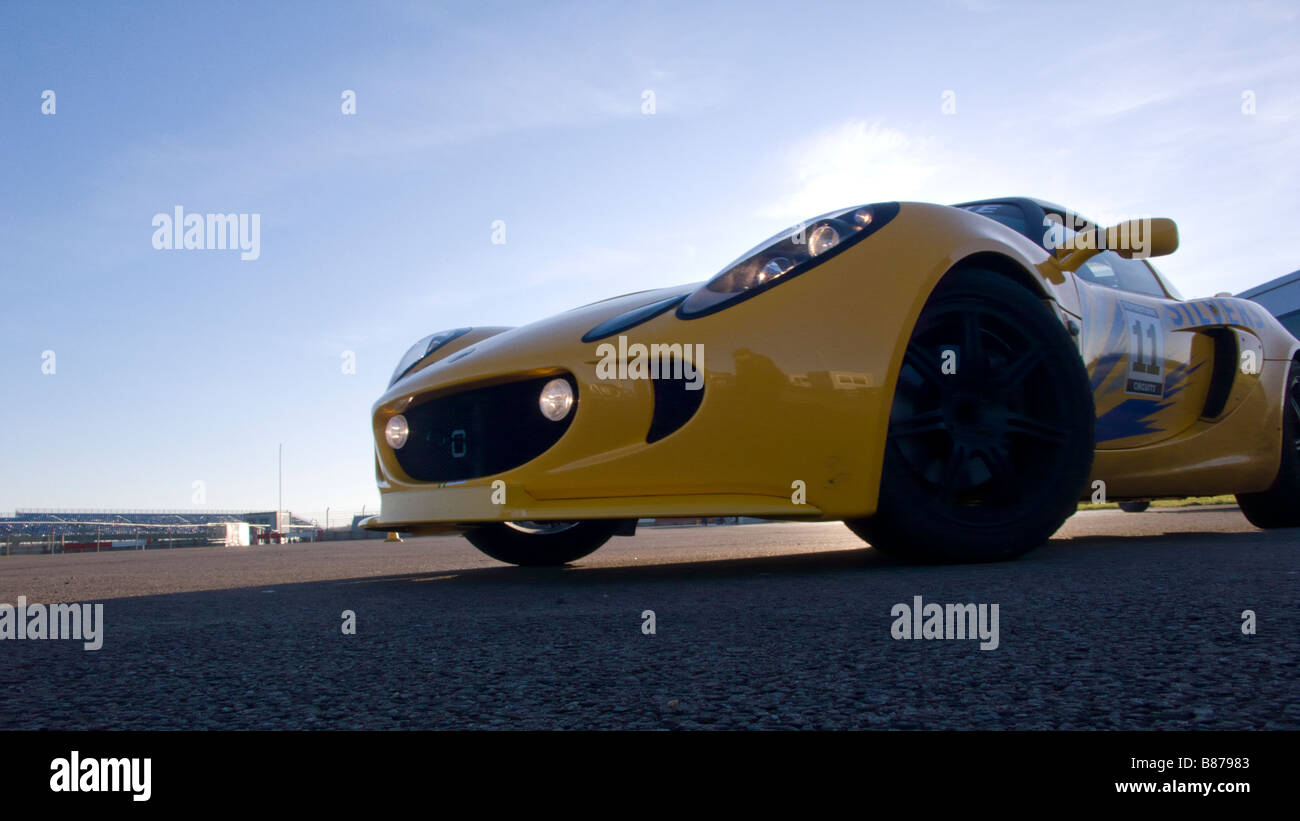 Lotus Elise at Silverstone race circuit Stock Photo - Alamy