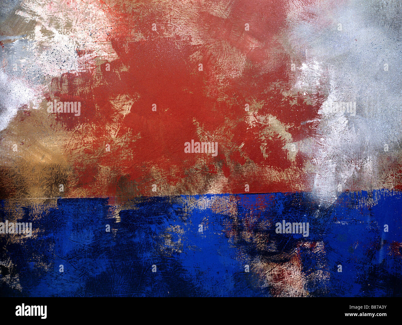 Matter effects. Painted canvas tarp Stock Photo - Alamy