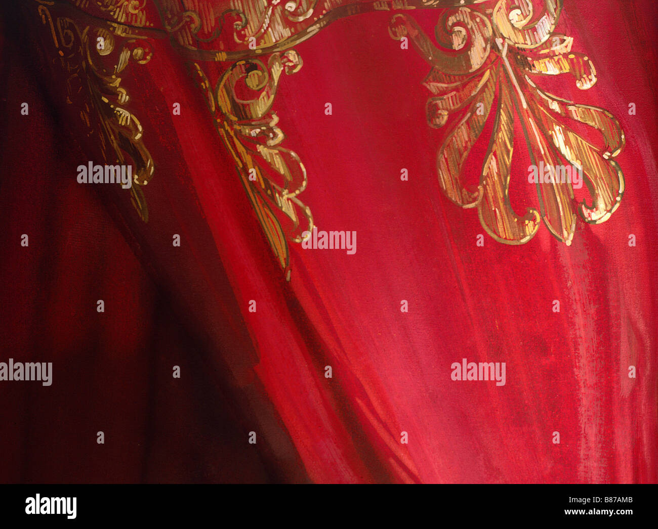 Painted stage backdrop hi-res stock photography and images - Alamy