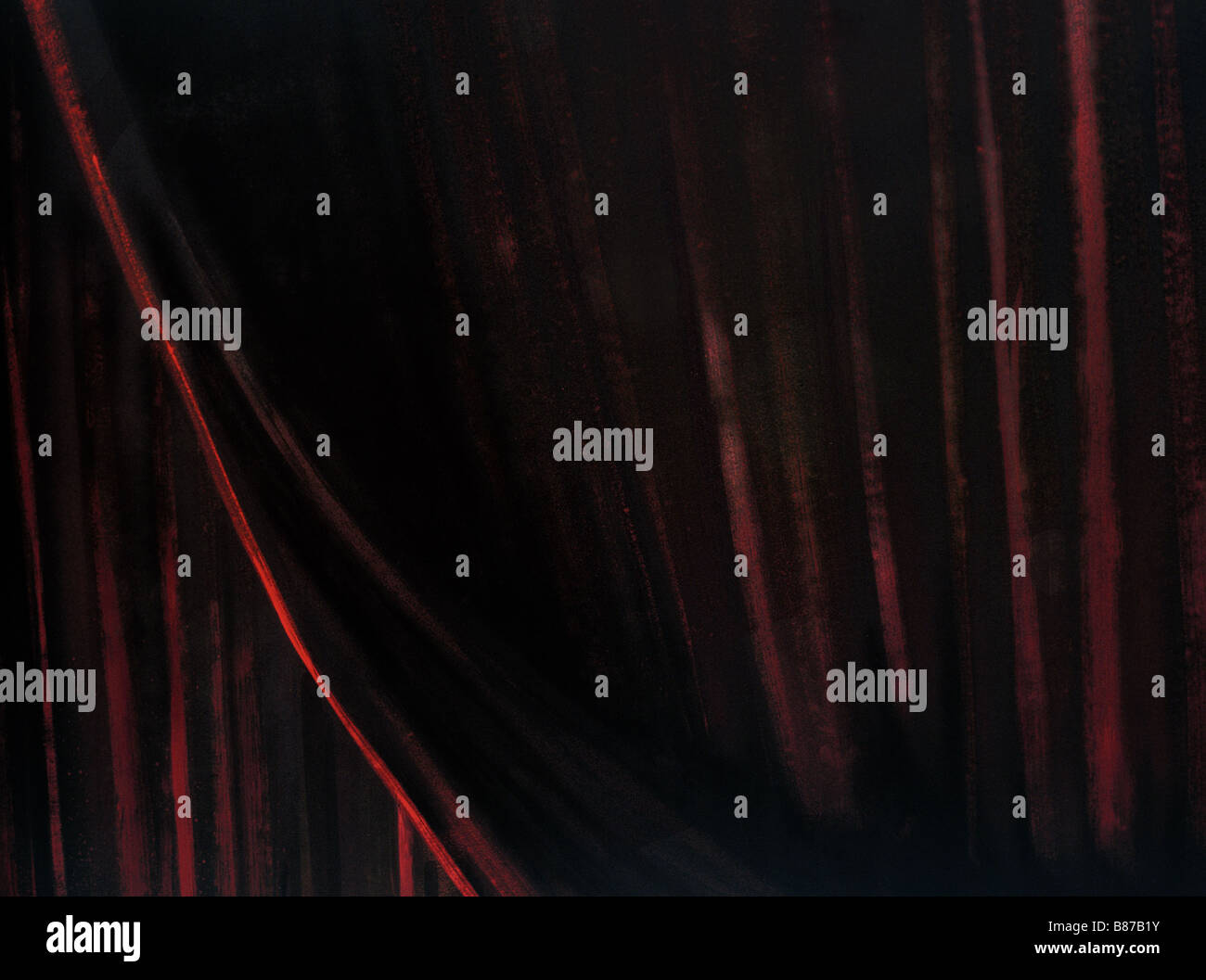 Painted backdrop. Stage curtain Stock Photo - Alamy