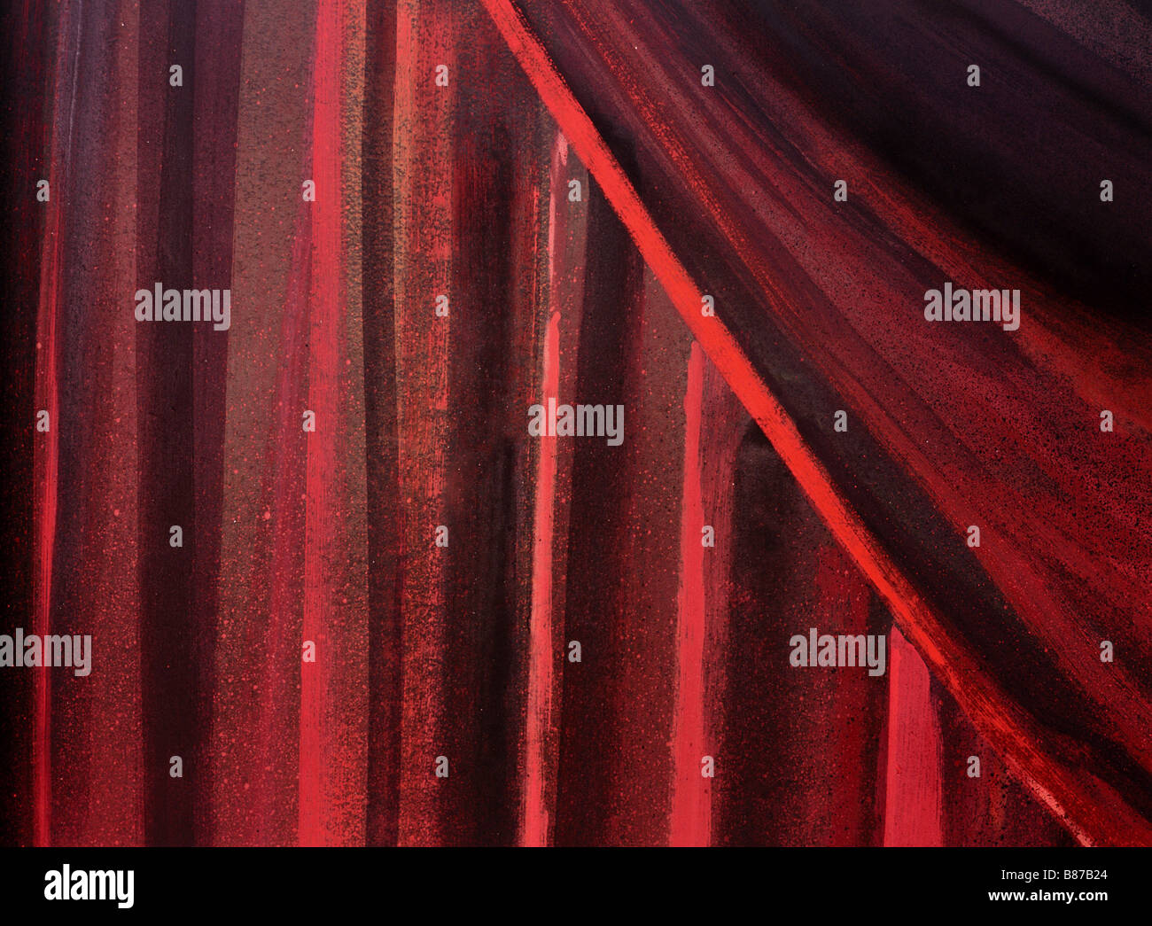 Painted backdrop. Stage curtain Stock Photo - Alamy