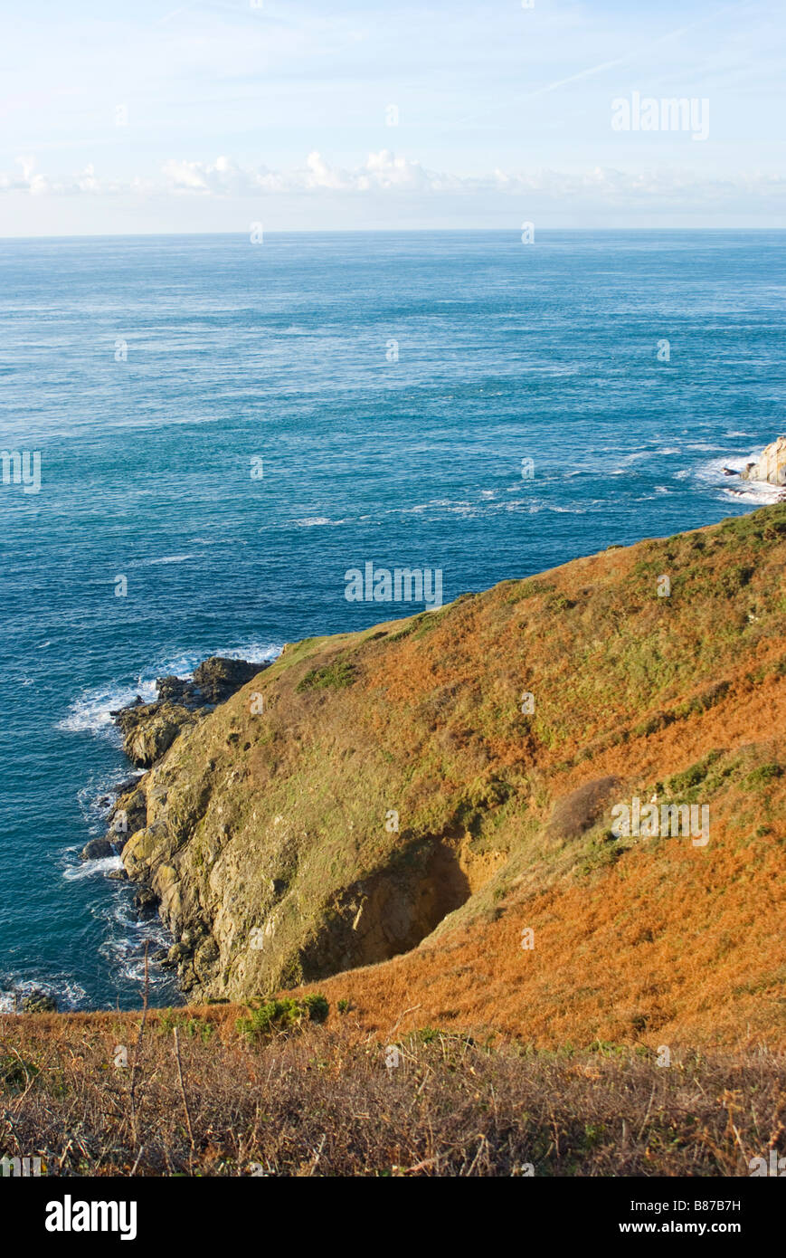 Headland on Little Sark, Channel Islands Stock Photo - Alamy