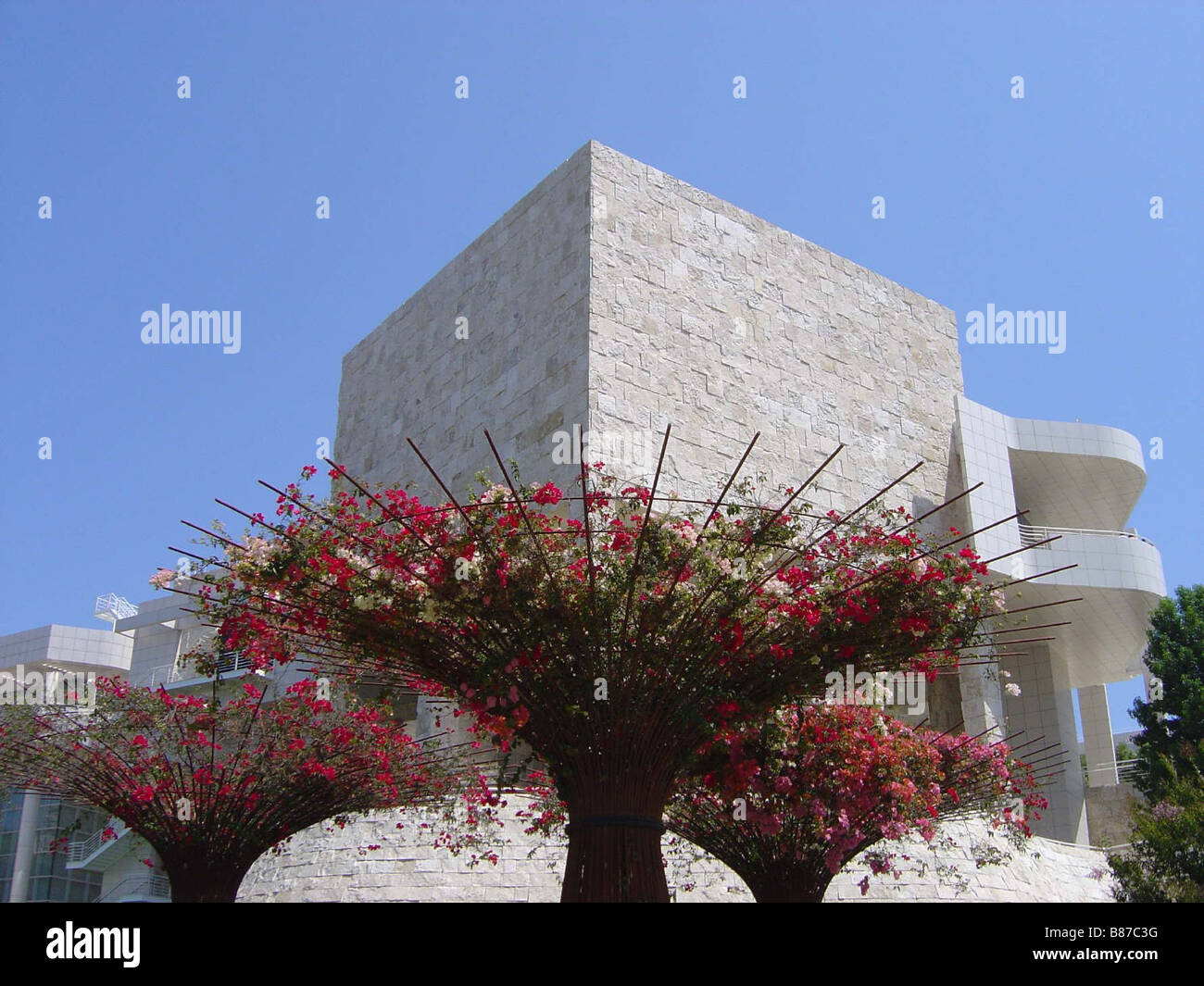 Los Angeles - Getty Museum, Architecte : Richard Meier Stock Photo - Alamy