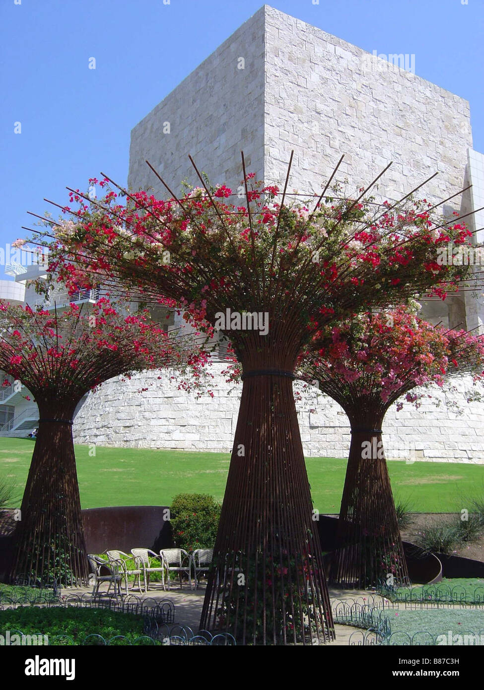 Los Angeles - Getty Museum, Architecte : Richard Meier Stock Photo - Alamy