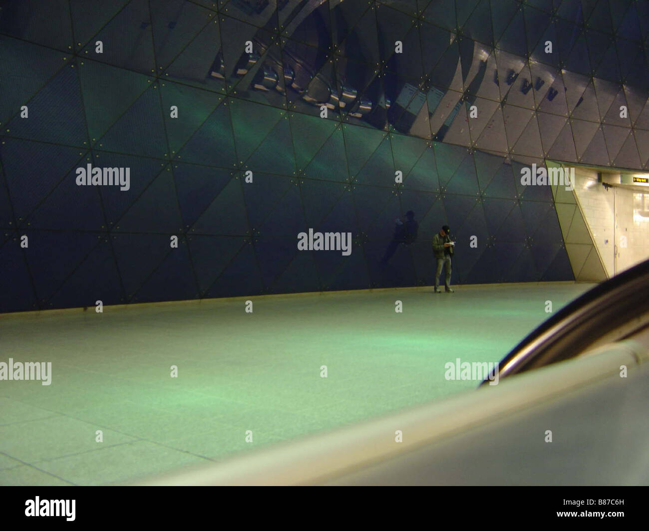 Interior of the Londonian metro (the Tube Stock Photo - Alamy