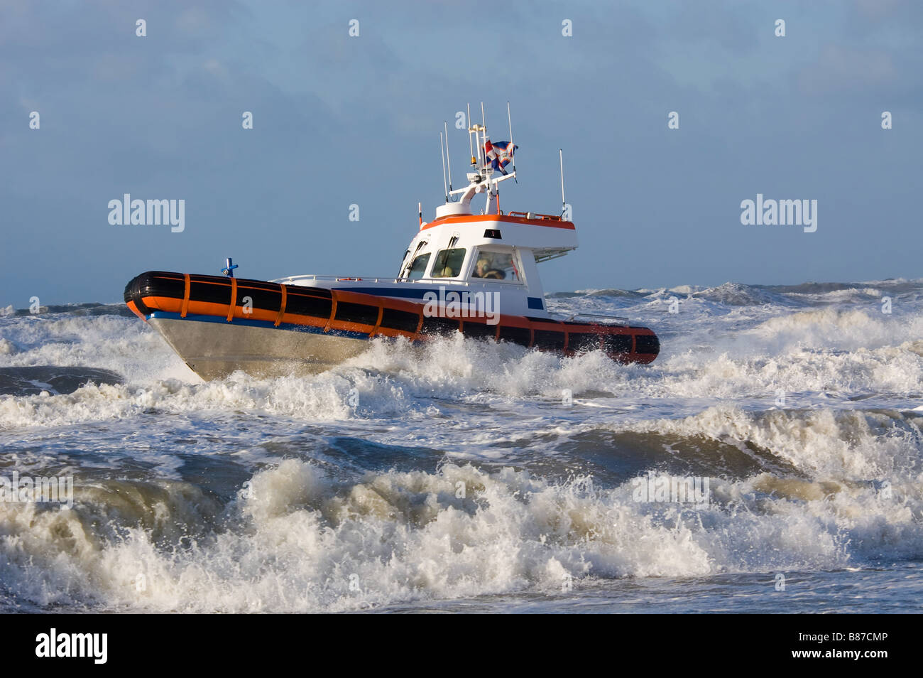 coast guard during storm in ocean Stock Photo - Alamy