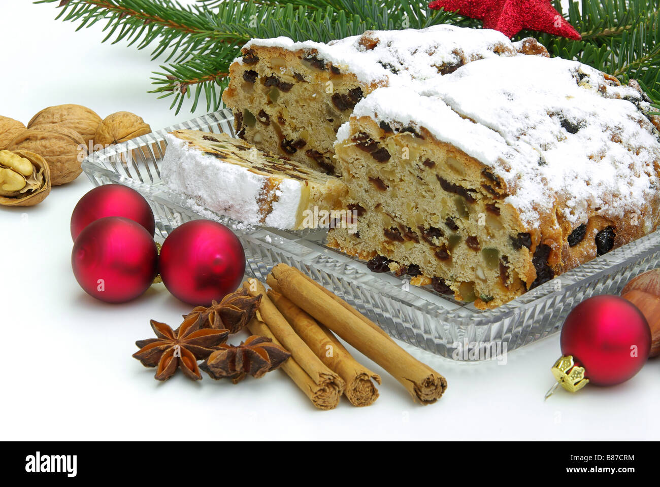 Christstollen stollen cake christmas hi-res stock photography and ...