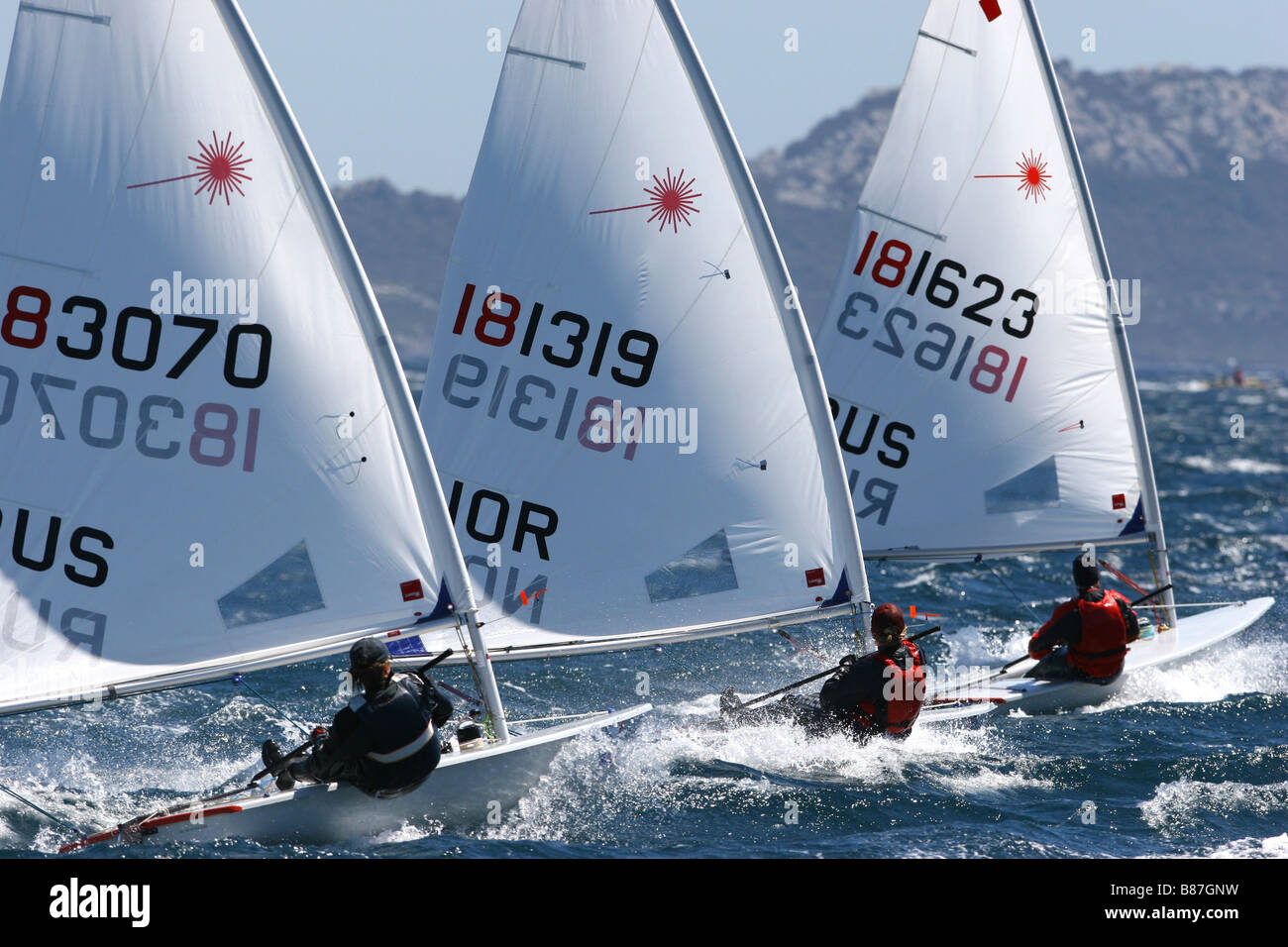 Pre-olympic week in Hyeres Stock Photo - Alamy