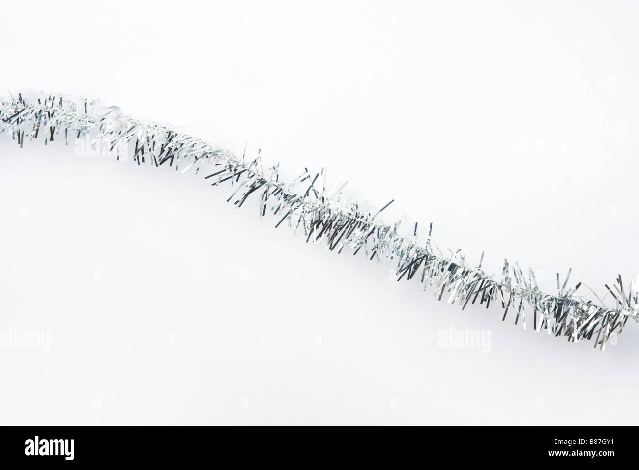 Decorative shiny ribbon on white background Stock Photo - Alamy