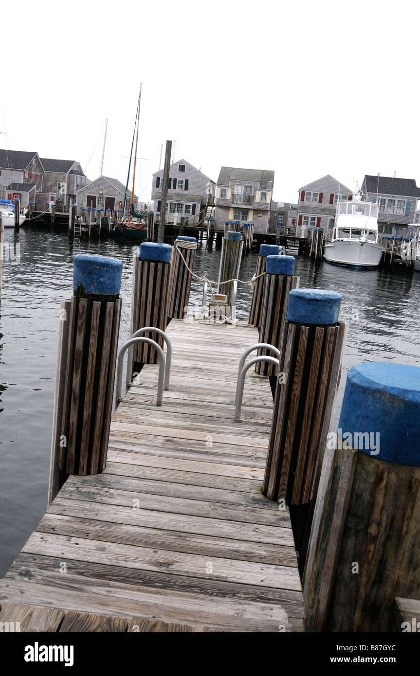 Jetty, Docks, Nantucket, MA Stock Photo - Alamy