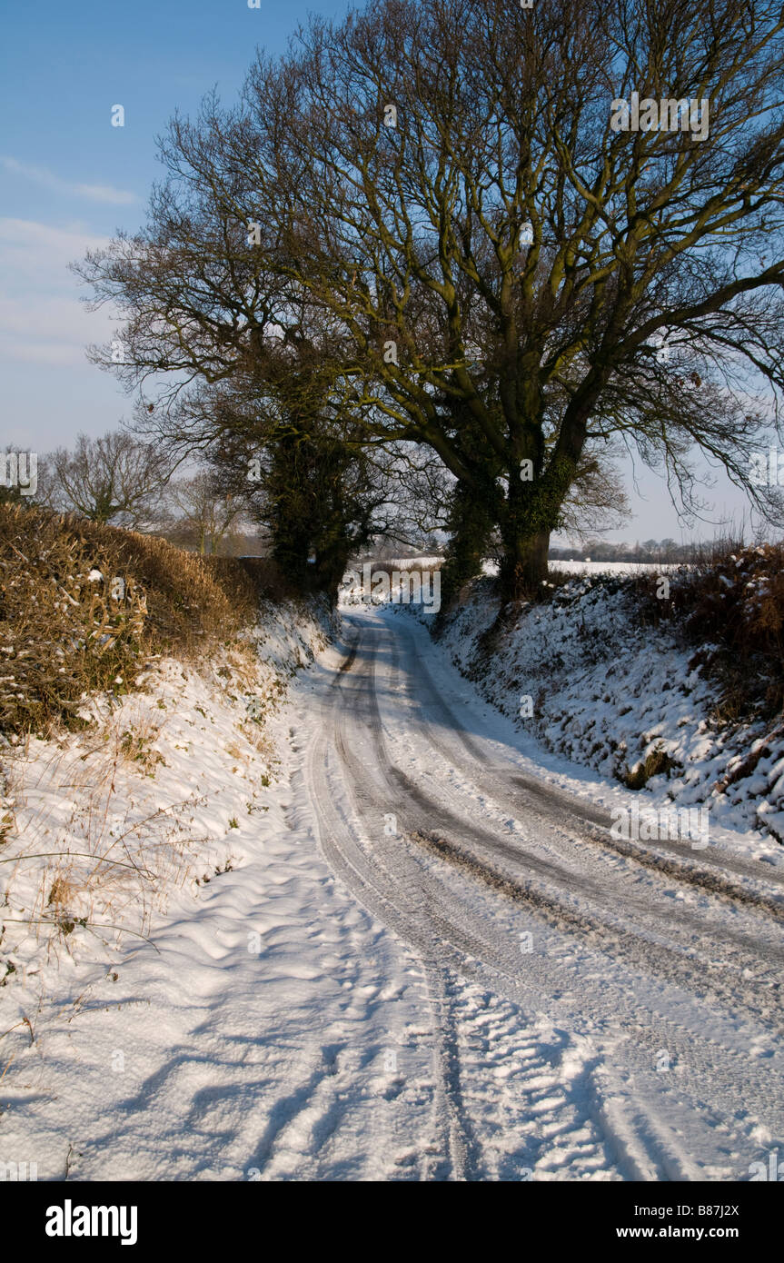 Derbyshire England After Heavy Snow High Resolution Stock Photography ...