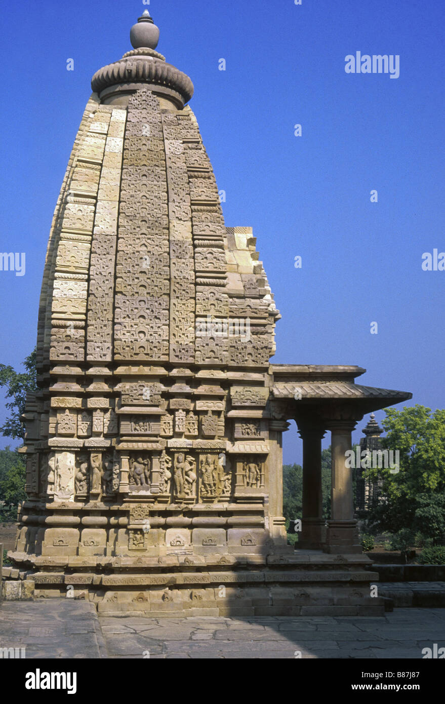 India small temple example of indo aryan architecture chandela period ...