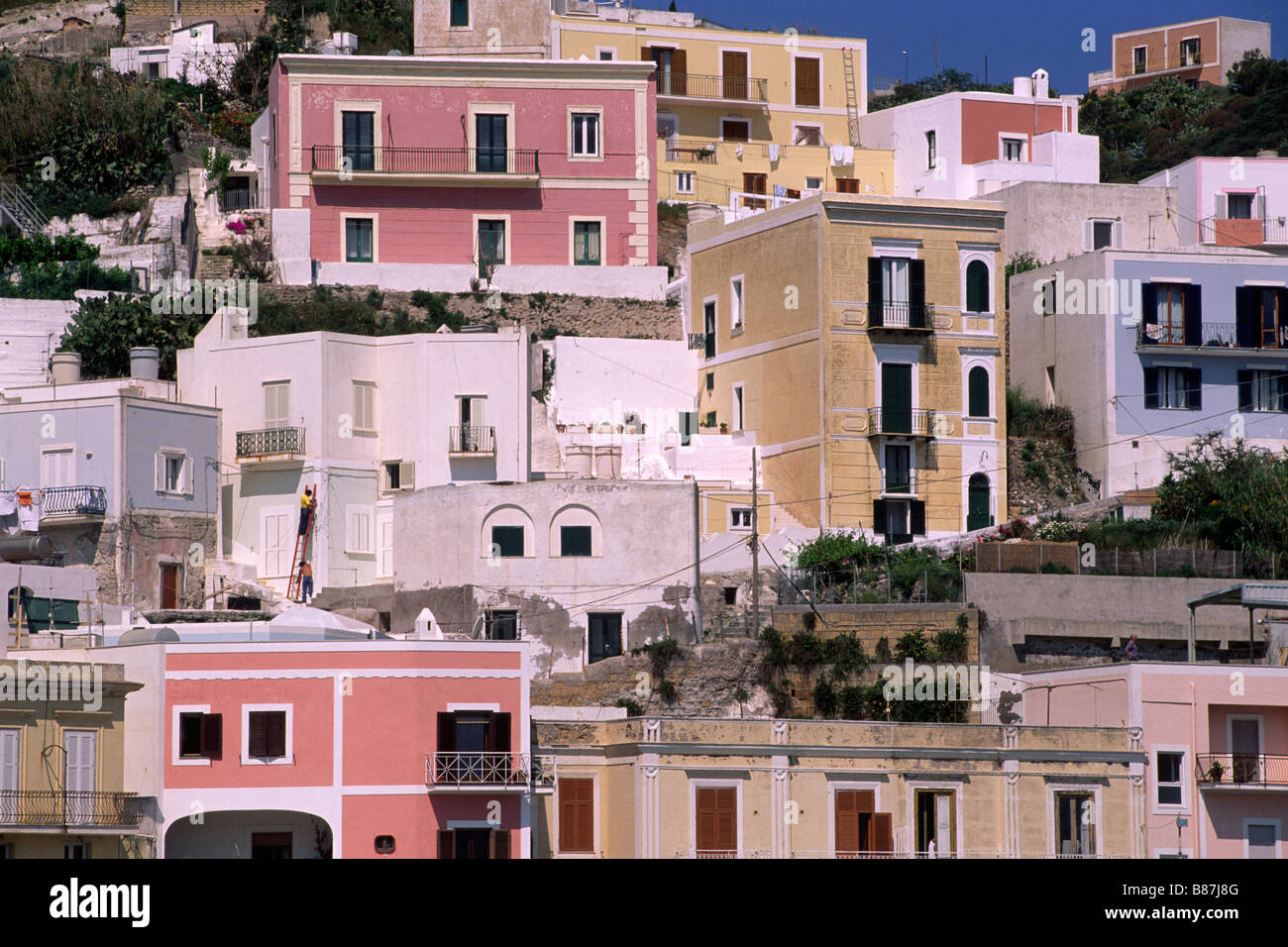 Ponza isole pontine lazio italy pontine island hi-res stock photography ...