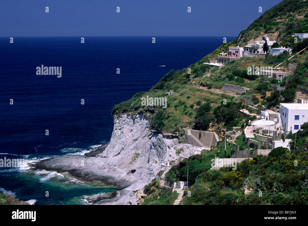 Italy, Lazio, Pontine Islands, Ponza island, Cala Feola Stock Photo - Alamy