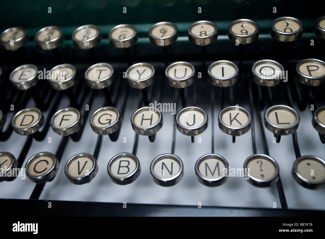 Old qwerty keys hi-res stock photography and images - Alamy