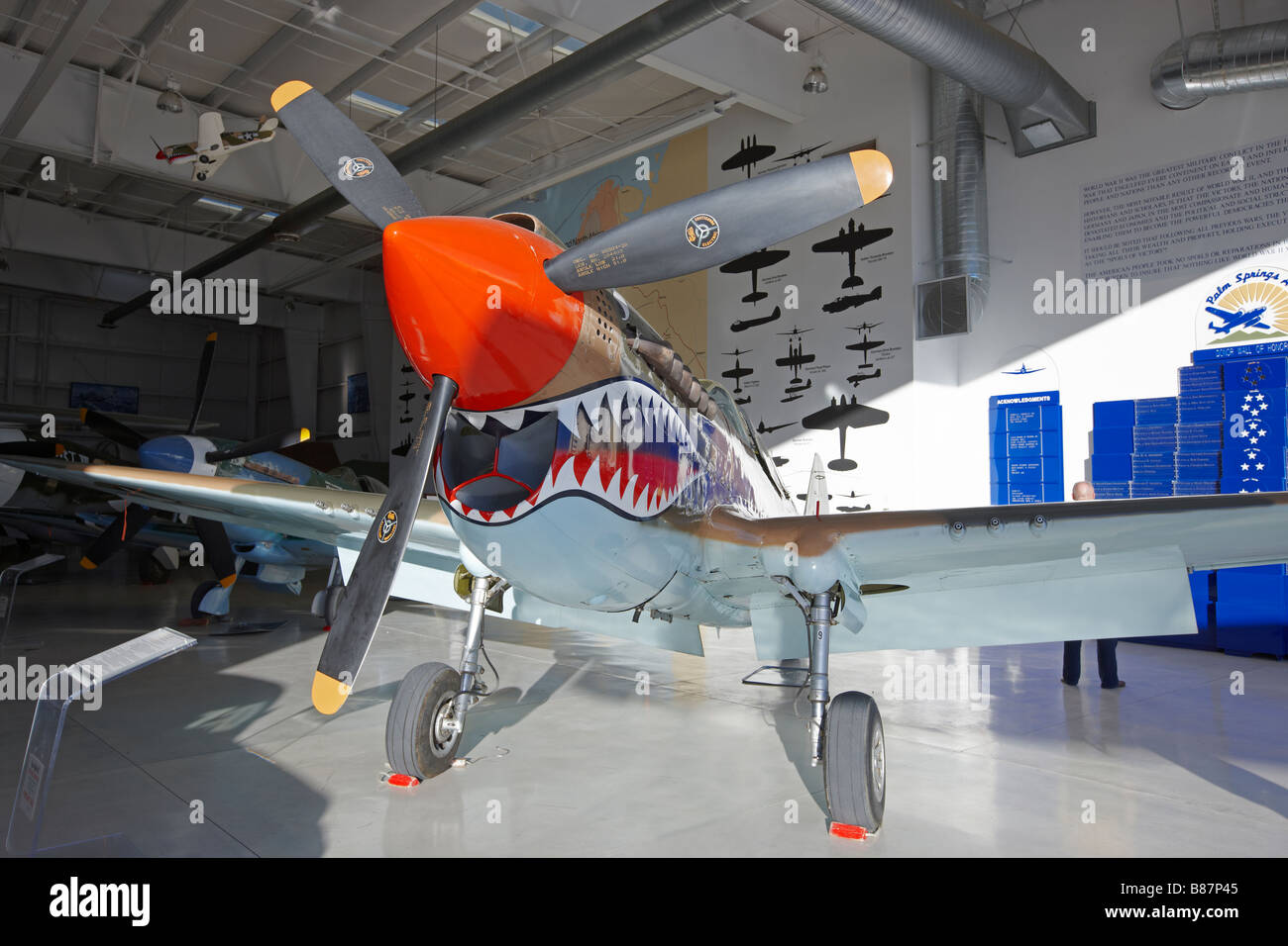 P 40 HAWK Pursuit Fighter. Palm Springs Air Museum. California, USA ...