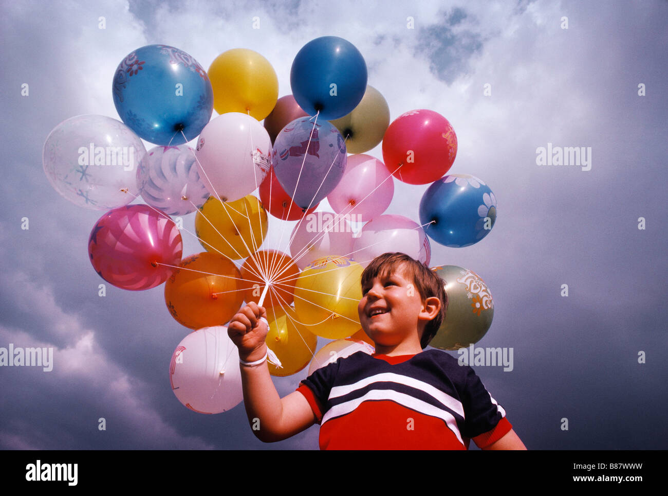Balloons boy hi-res stock photography and images - Alamy