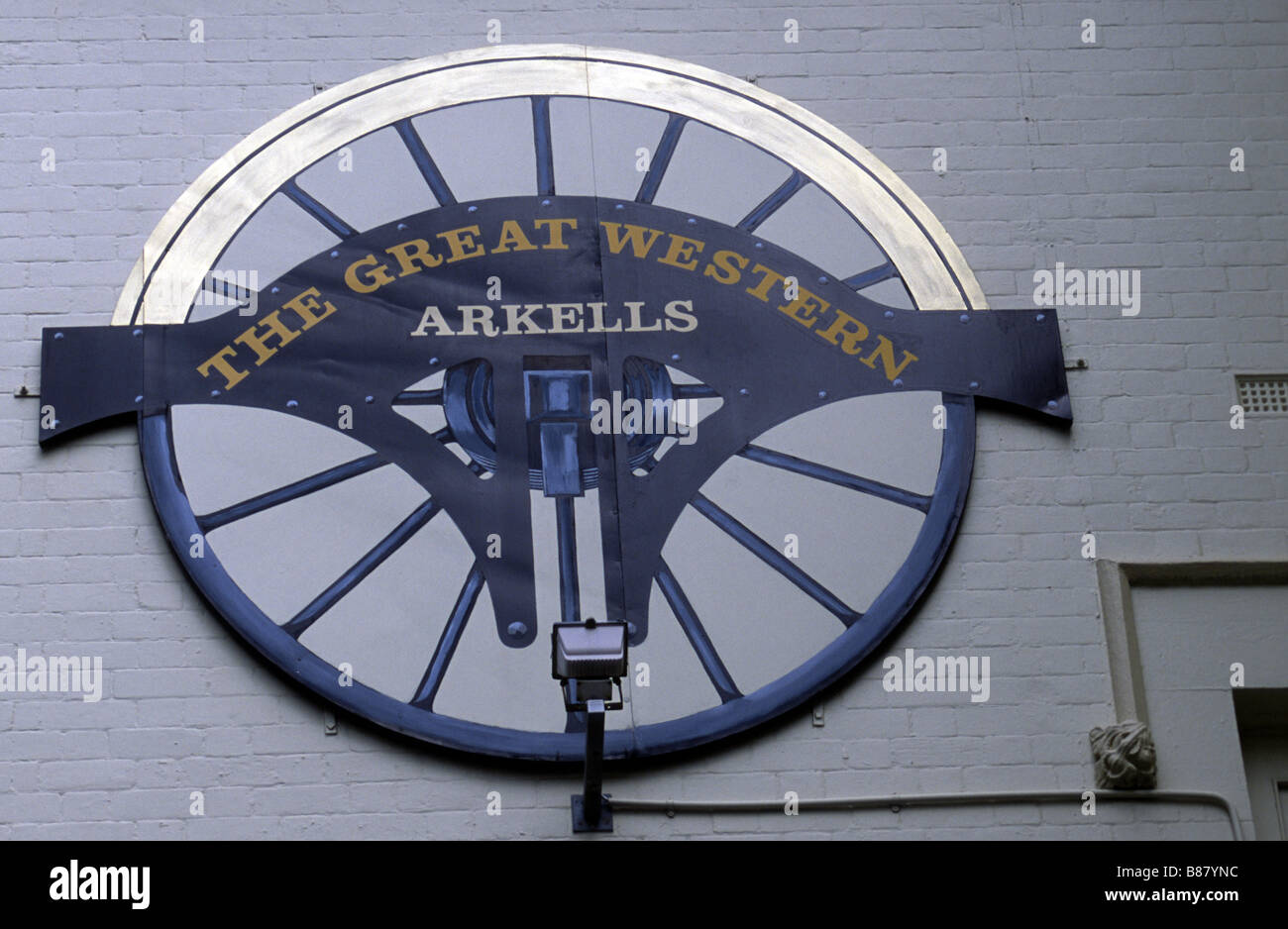 Sign for the Great Western Hotel, Swindon Wiltshire Stock Photo - Alamy