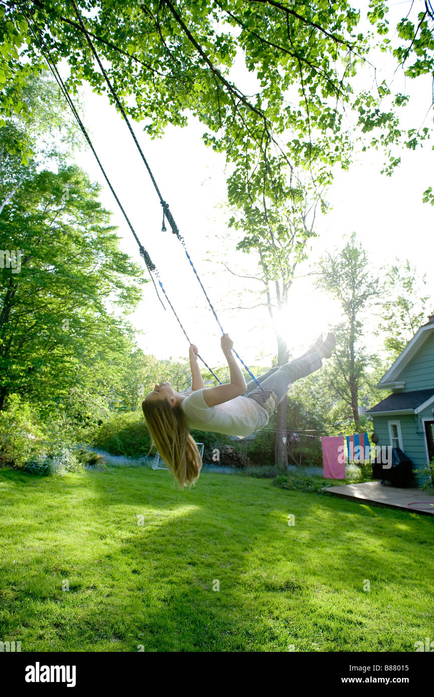 Girl in free flight on hi-res stock photography and images - Alamy