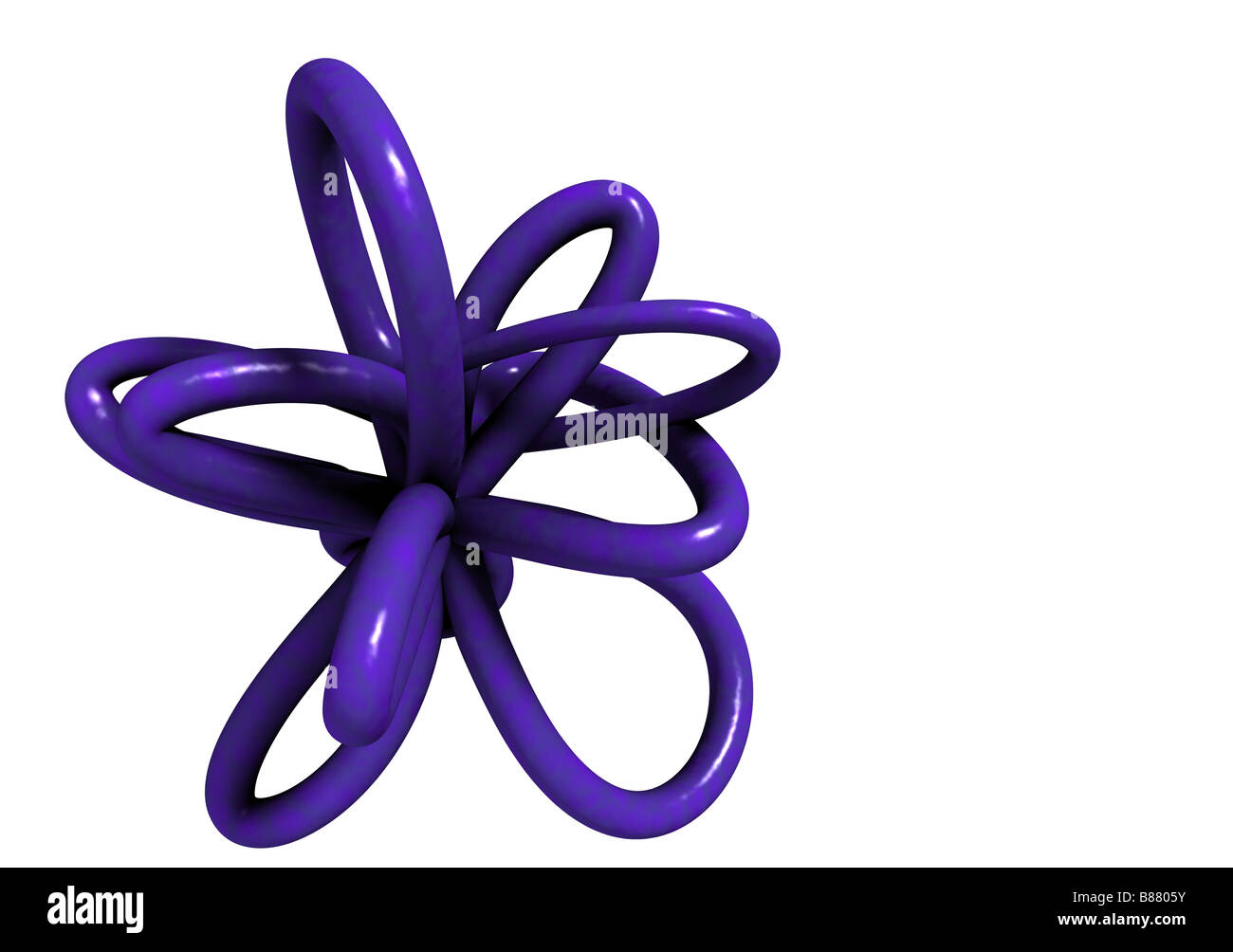 Purple knot Cut Out Stock Images & Pictures - Alamy