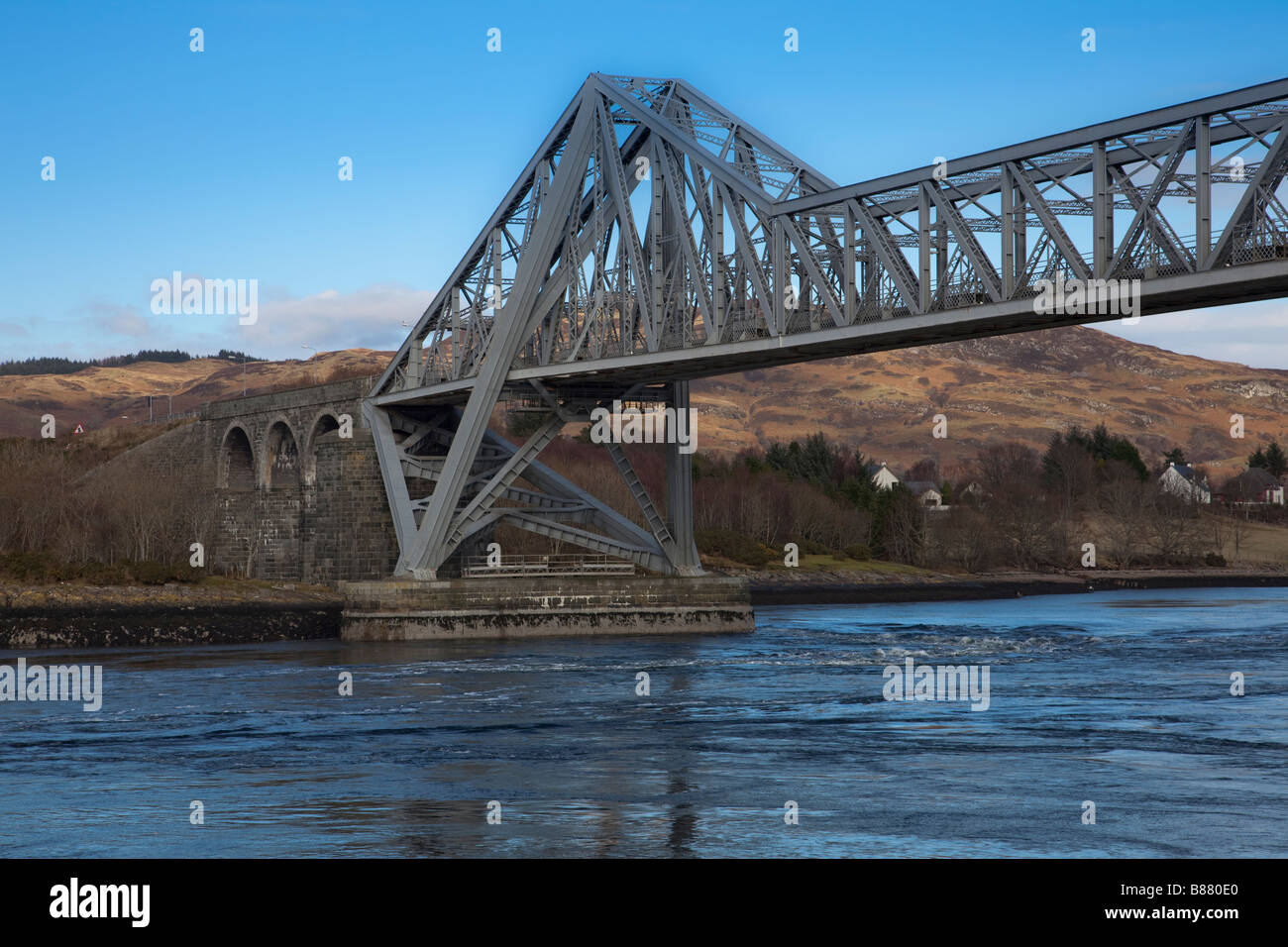 Falls of Lora at Connel bridge. Loch Etive, Scotland Stock Photo - Alamy
