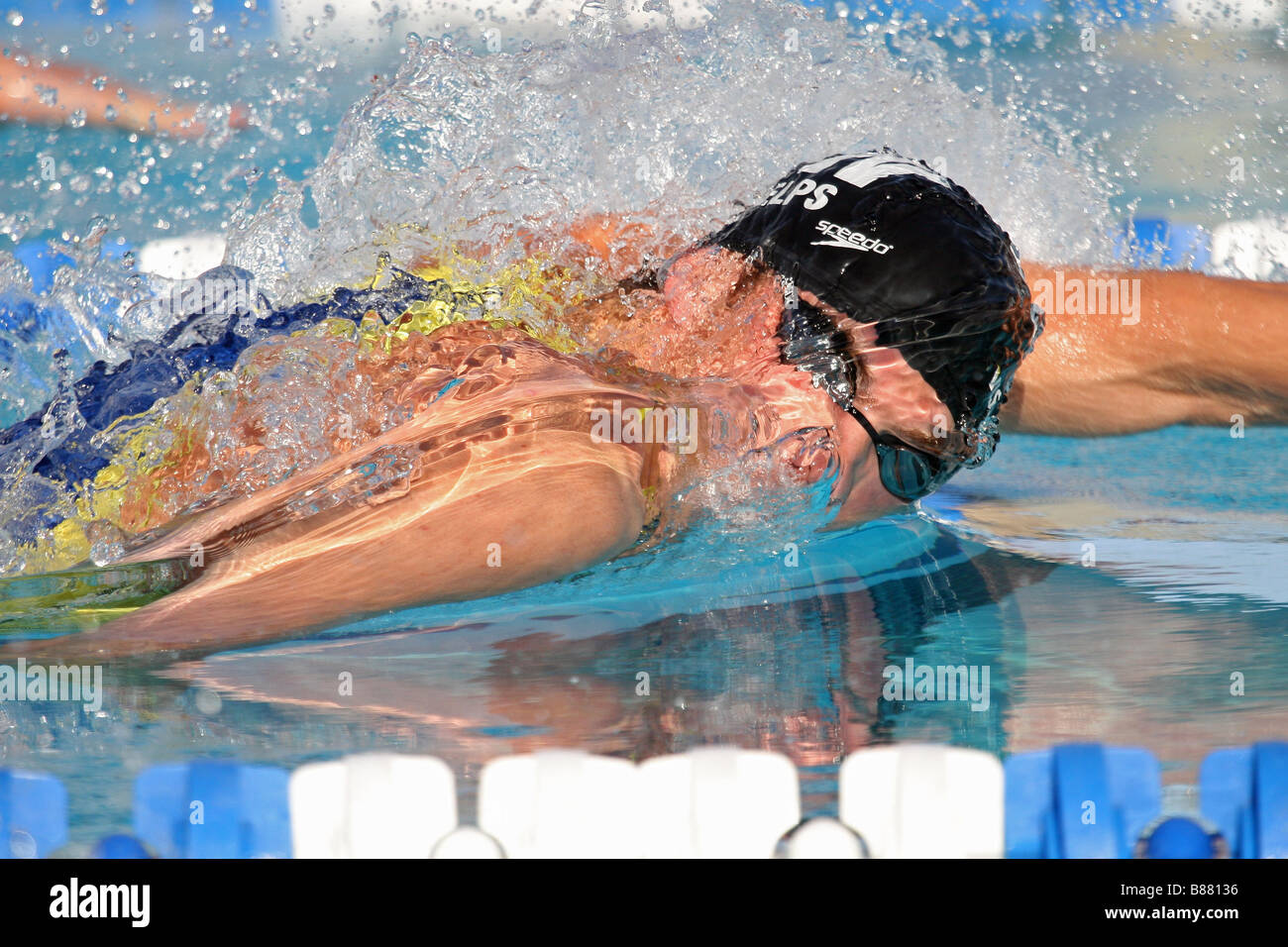 Michael Phelps Swimming Freestyle