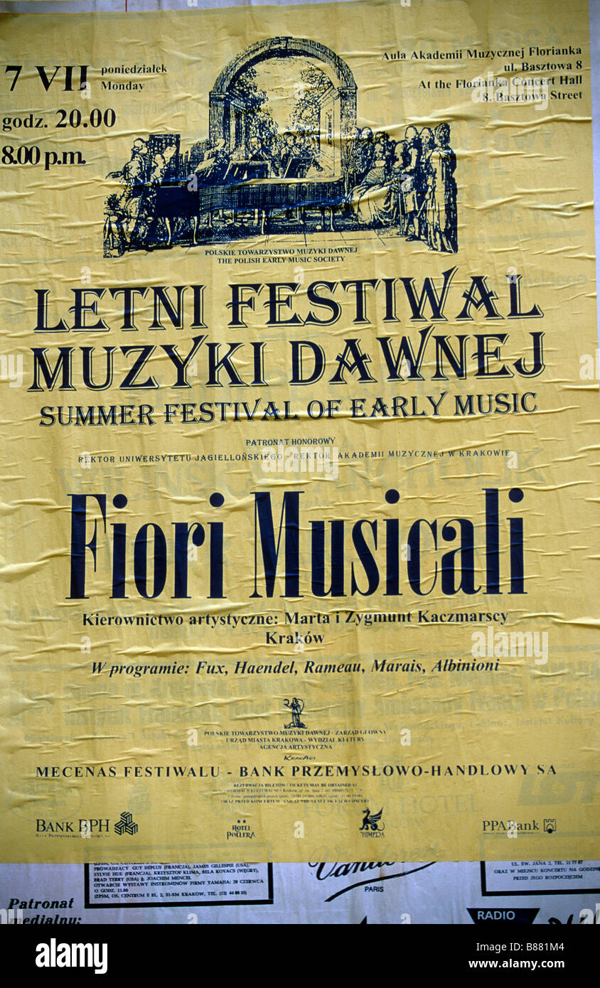 Polish music poster hi-res stock photography and images - Alamy