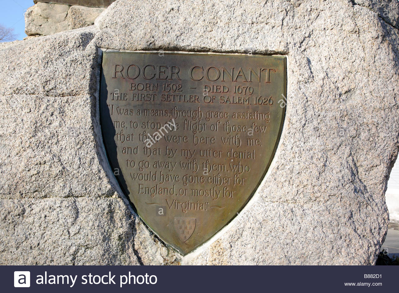 Roger Conant Statue Stock Photos & Roger Conant Statue Stock Images - Alamy
