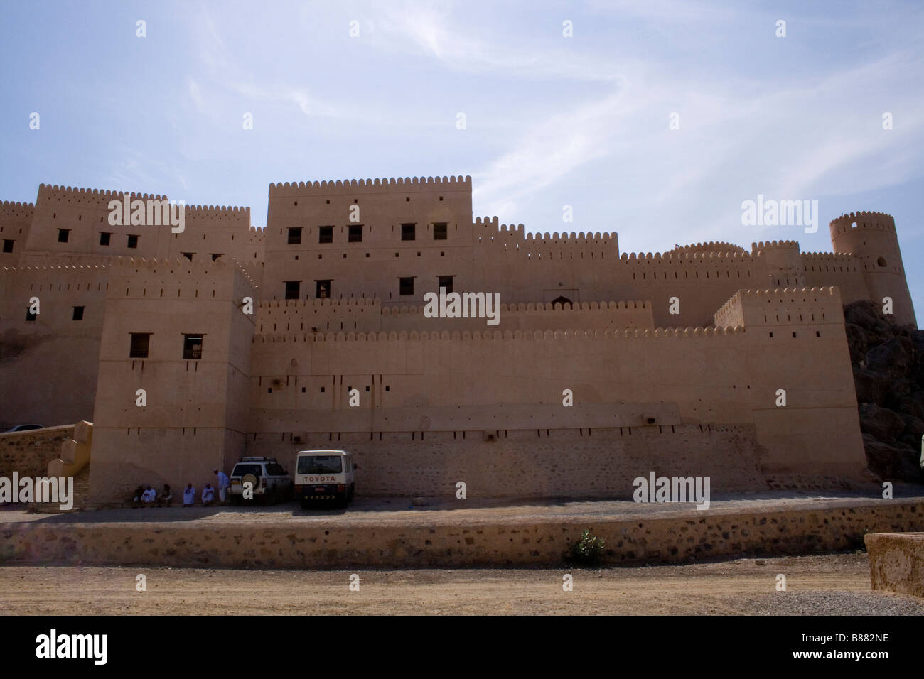 The fort build by Portugese in 16th century on the desert Empty Quarter ...