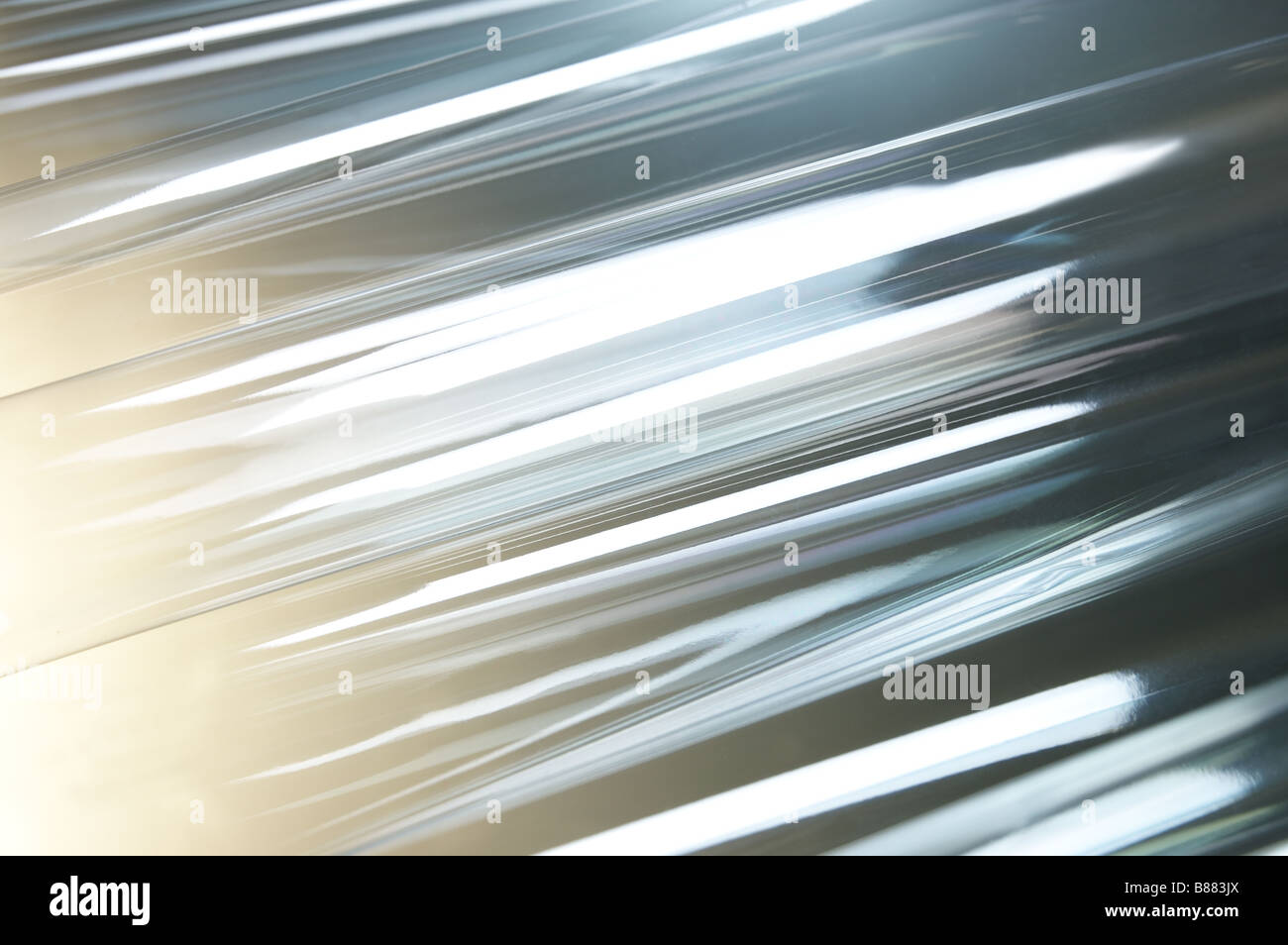 Plastic, light effects, Transparent Film, Fondale Stock Photo - Alamy