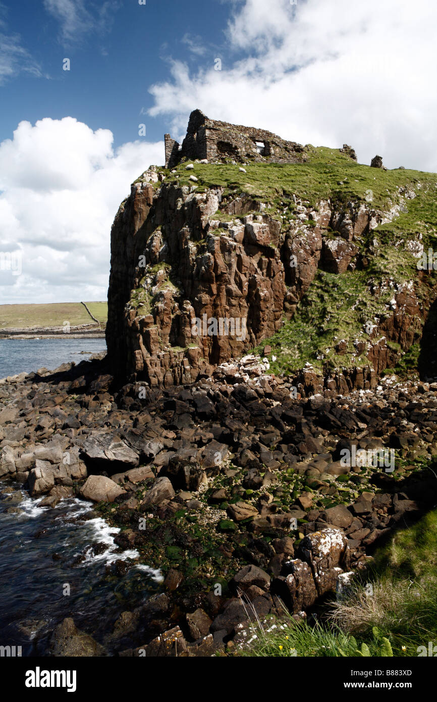 Duntulm Castle Isle of Skye Scotland Stock Photo - Alamy