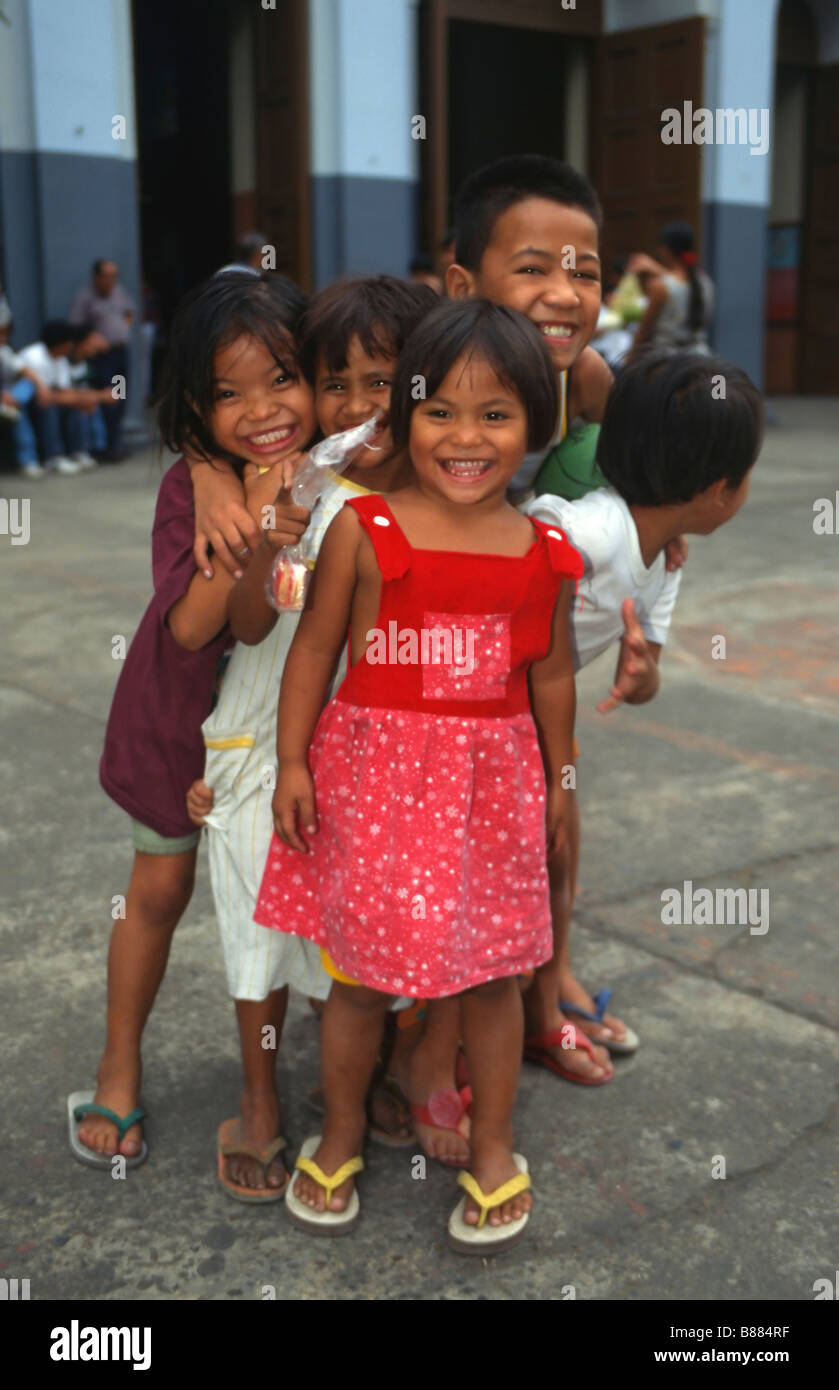 Asia Philippines Cebu children local Stock Photo - Alamy