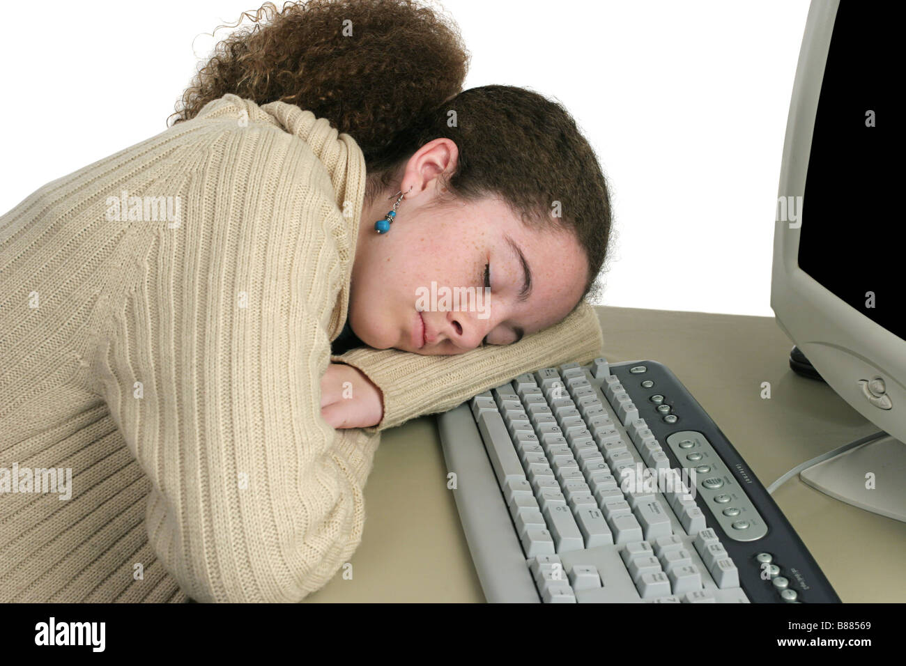 Girl fast asleep hi-res stock photography and images - Alamy