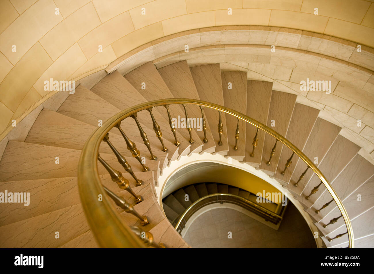 Winding staircases hi-res stock photography and images - Alamy