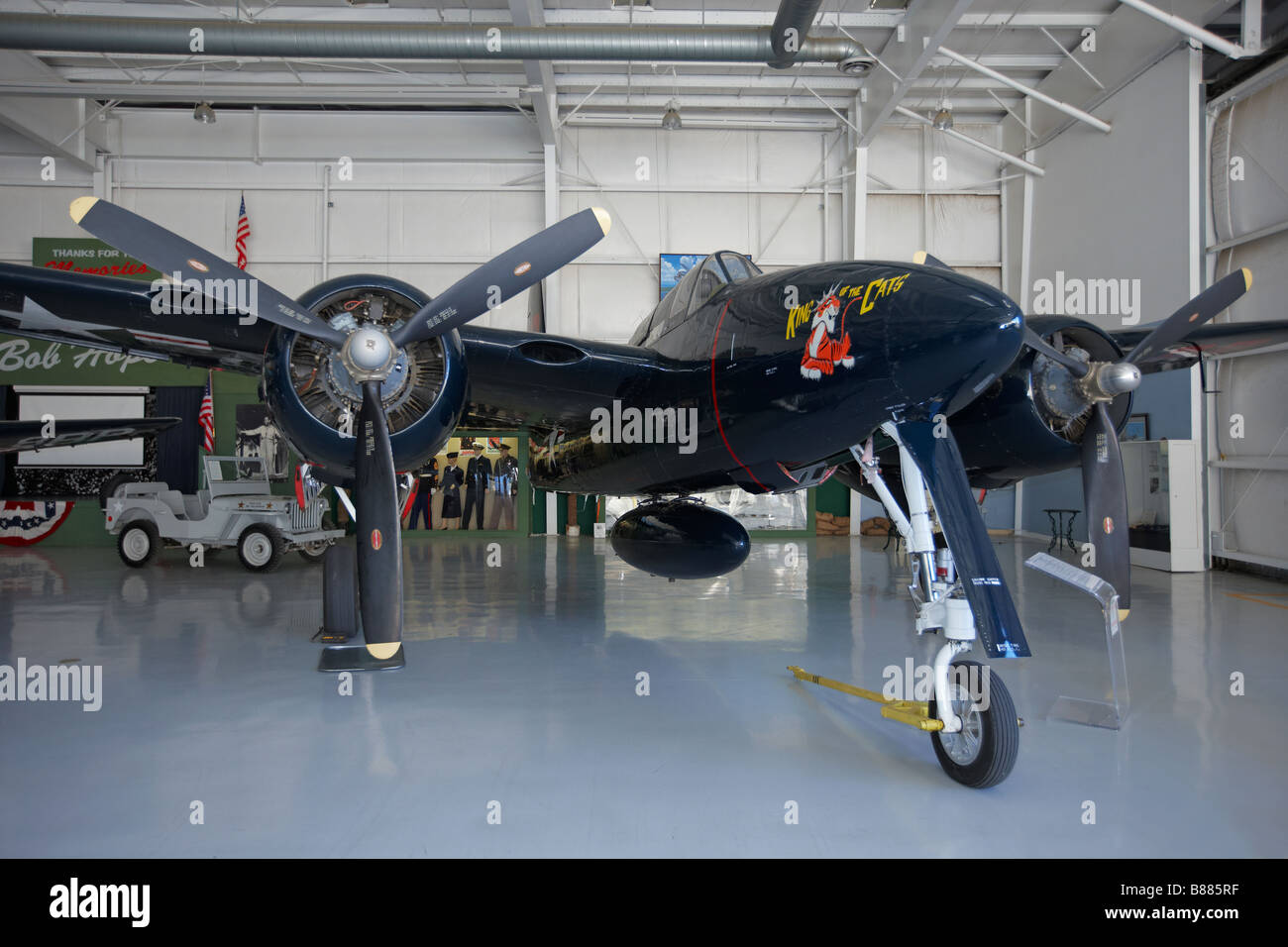F7F TIGERCAT Night Fighter Bomber. Palm Springs Air Museum. California ...