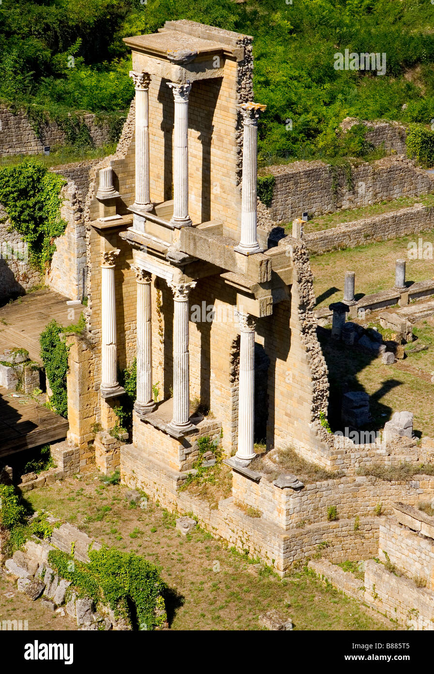 The ruins at Volterra in Tuscany Italy Stock Photo - Alamy