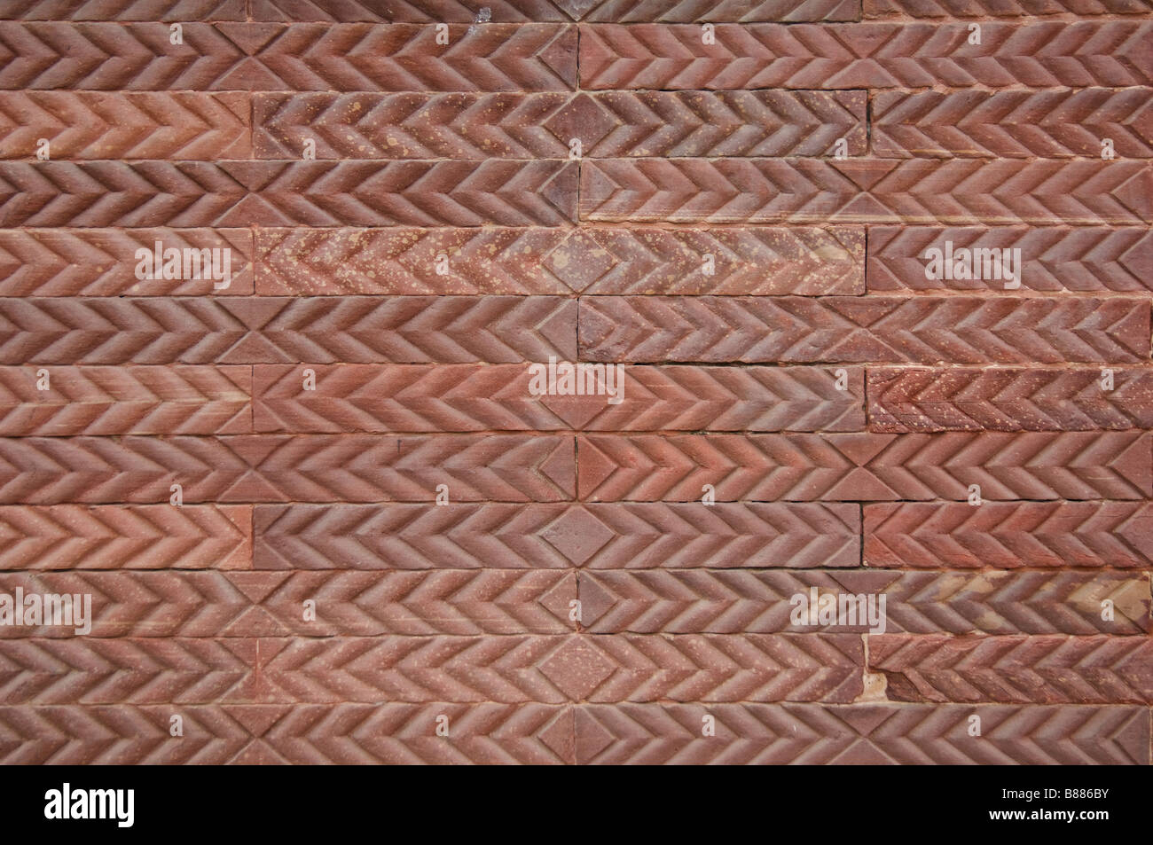 Carved Sand Stone wall, India Stock Photo - Alamy