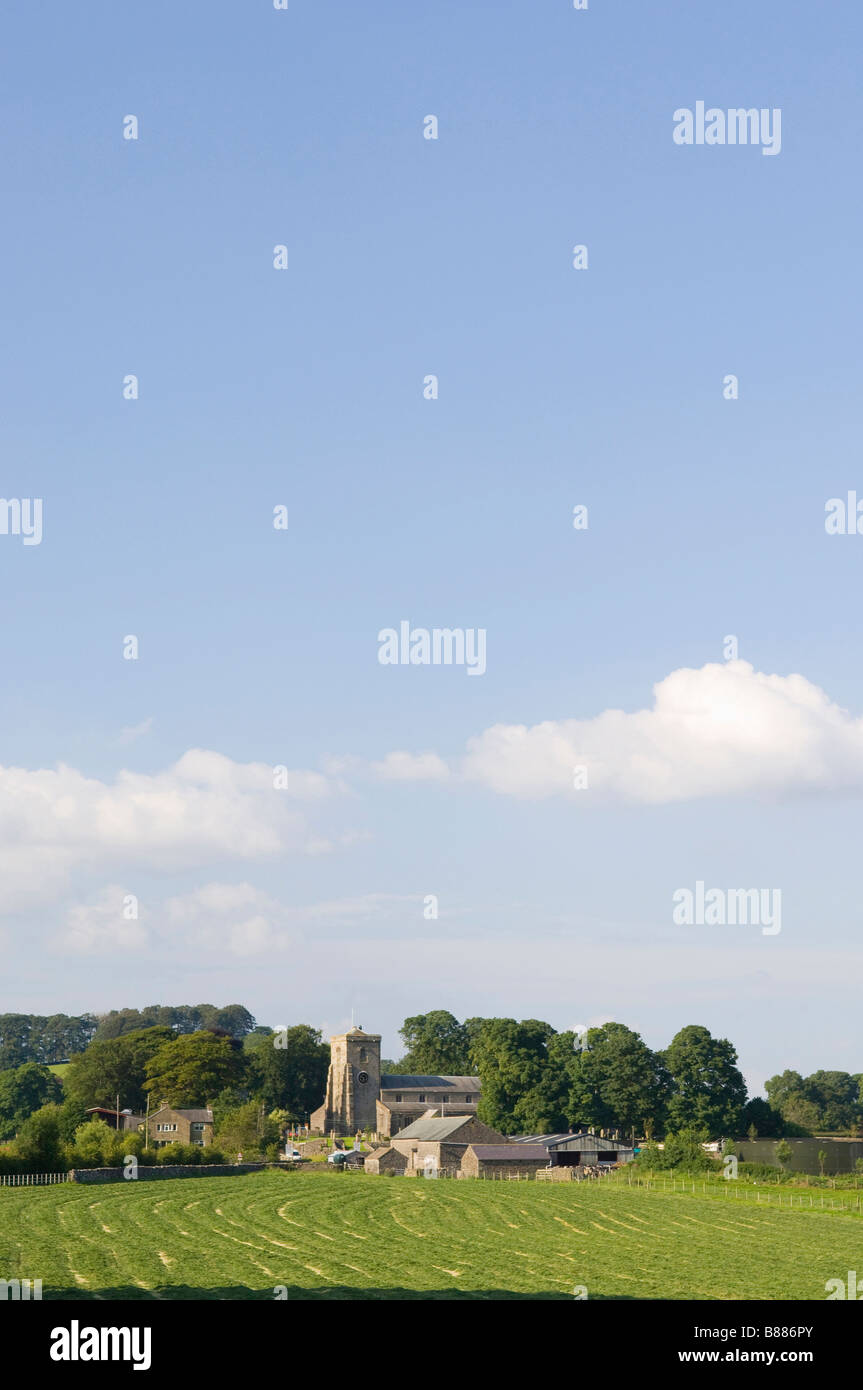 Saint Anne's Church in Slaidburn in the rural Hodder Valley of ...