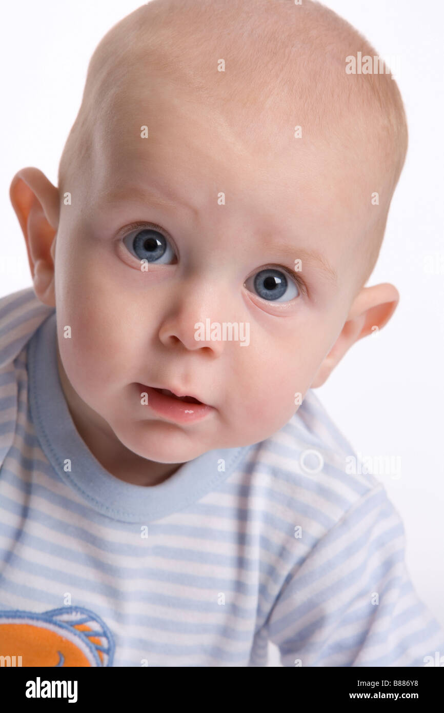 Portrait of a baby boy Stock Photo - Alamy