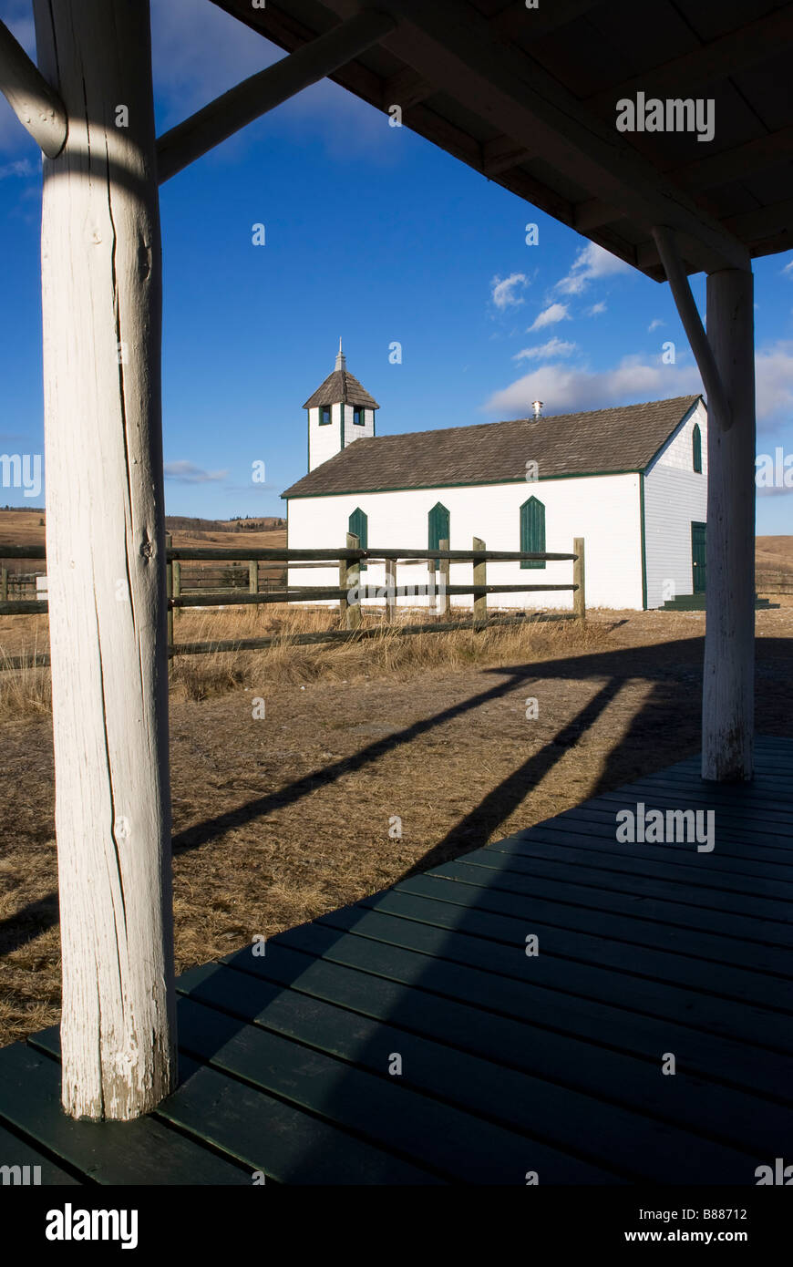 Morley Church, Morley, Alberta, Canada Stock Photo - Alamy