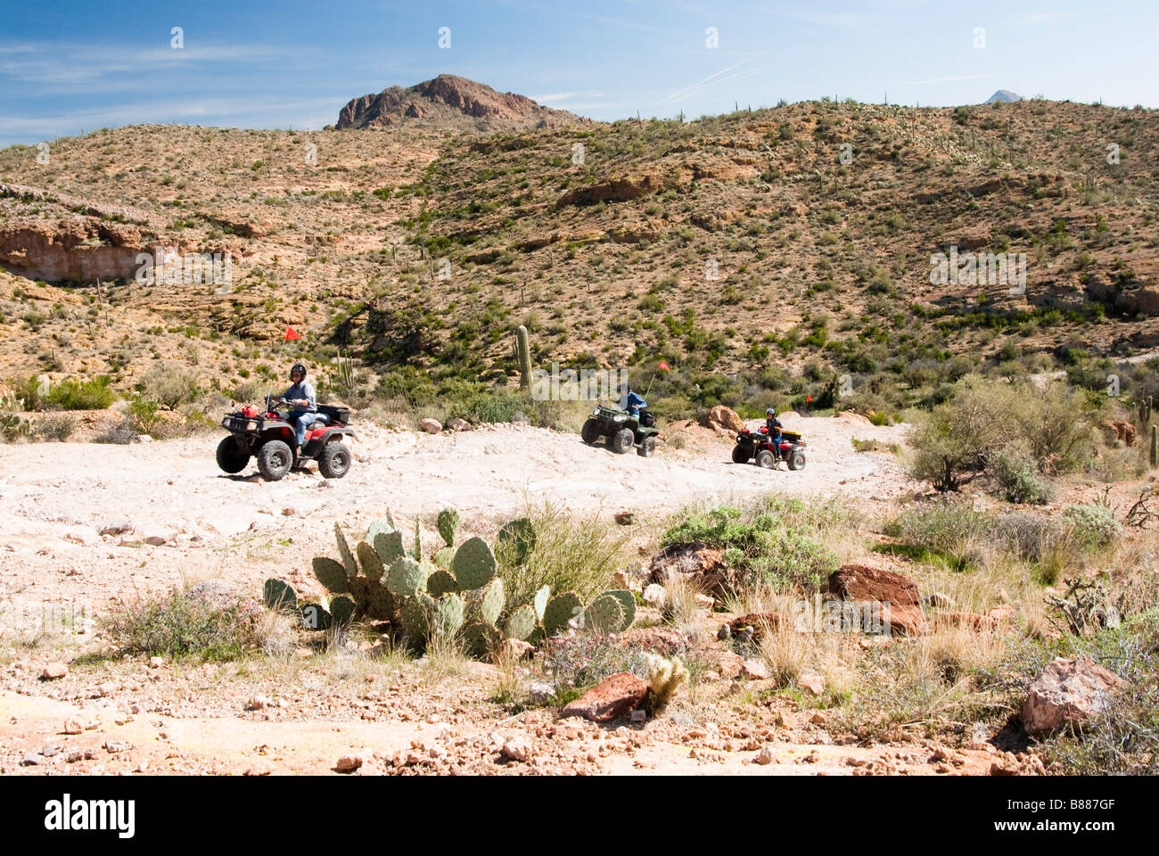 four wheeling on a desert trail Stock Photo - Alamy