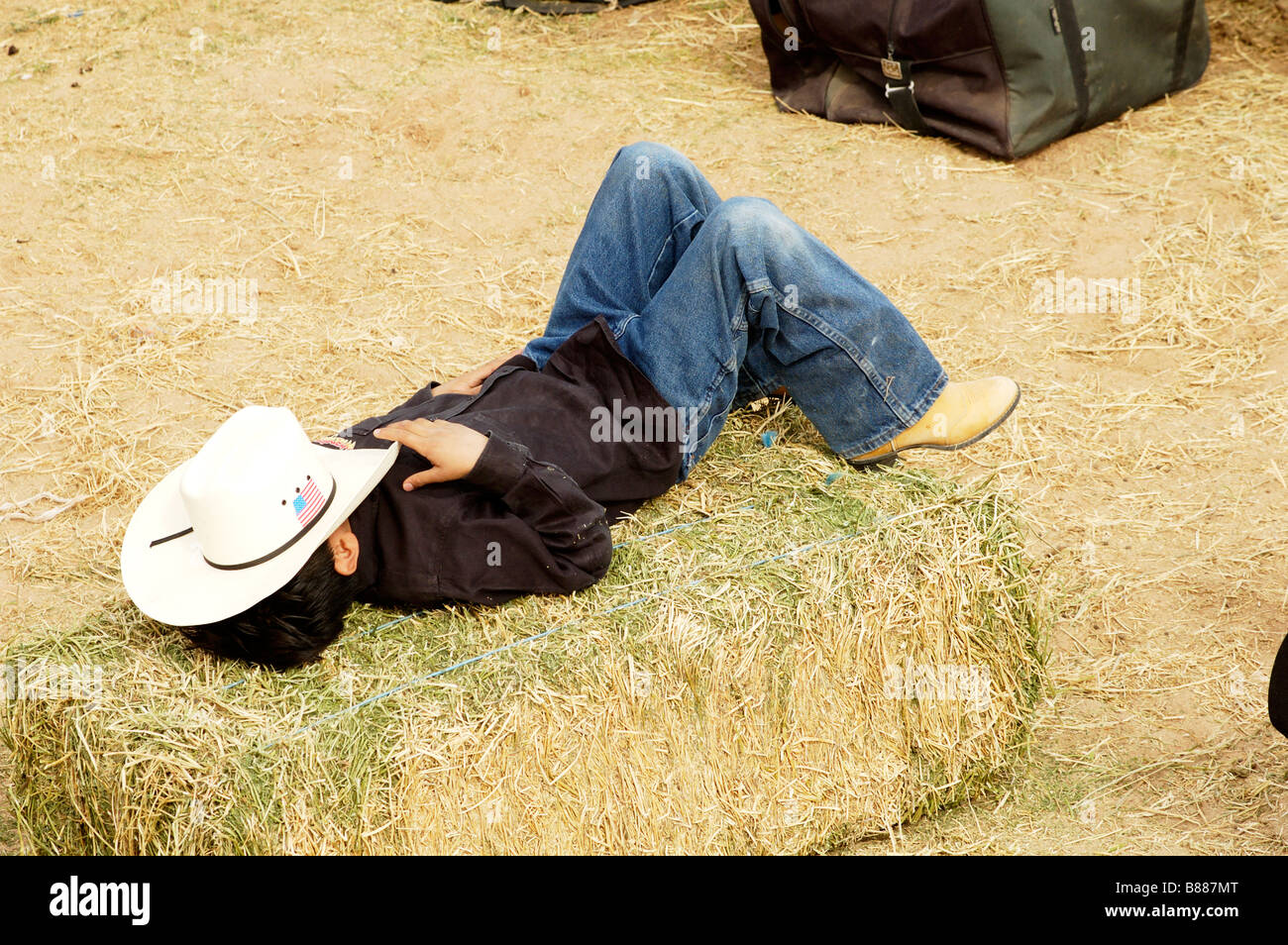 Cowboy sleeping hi-res stock photography and images - Alamy