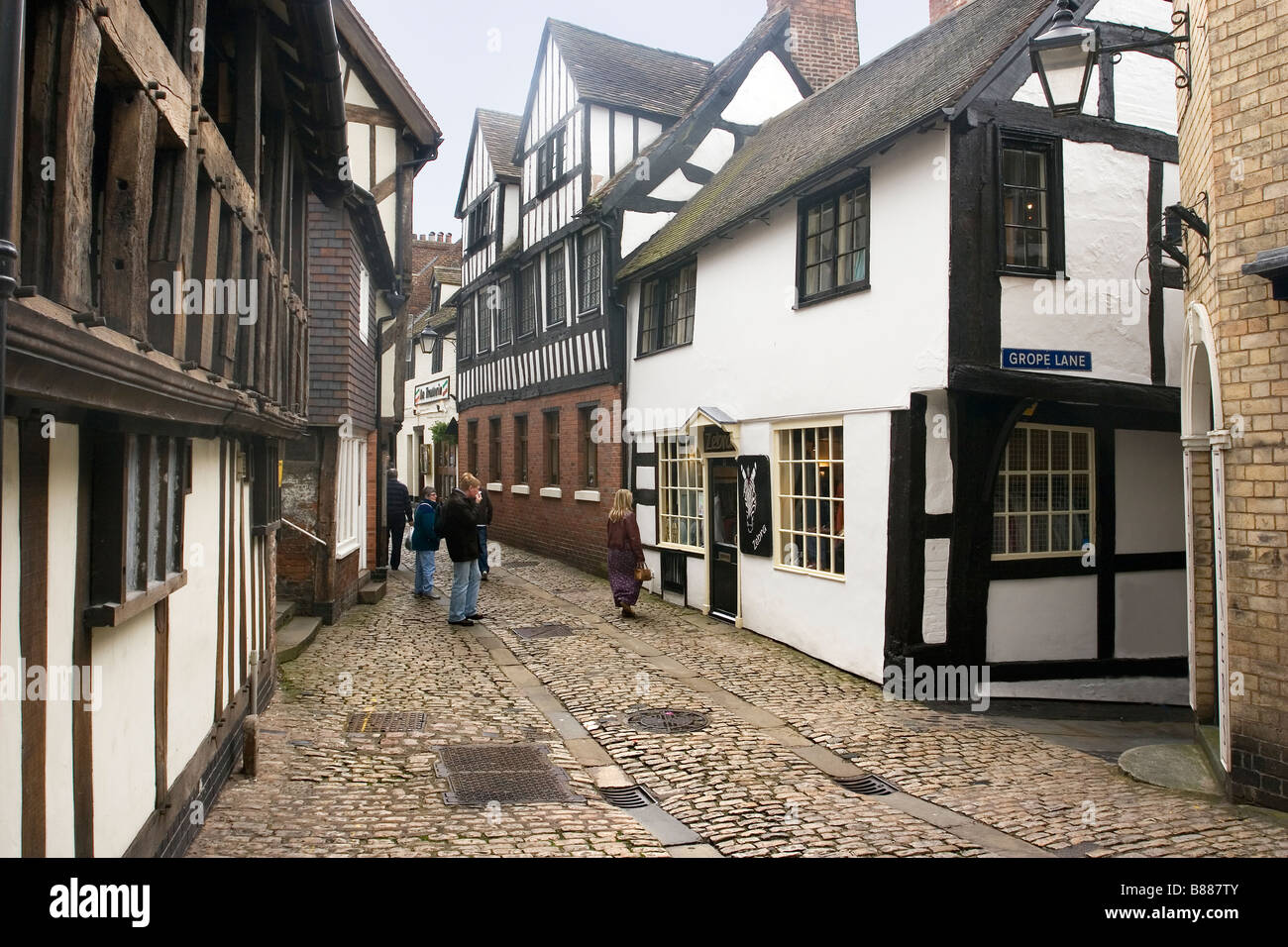 Fish Street, Shrewsbury Stock Photo - Alamy