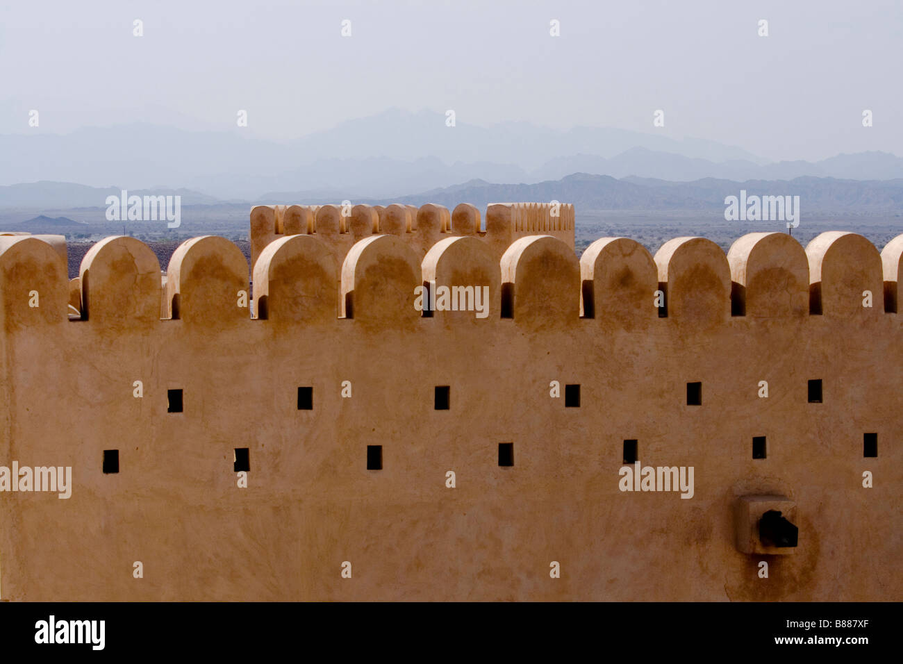 The fort build by Portugese in 16th century on the desert Empty Quarter ...
